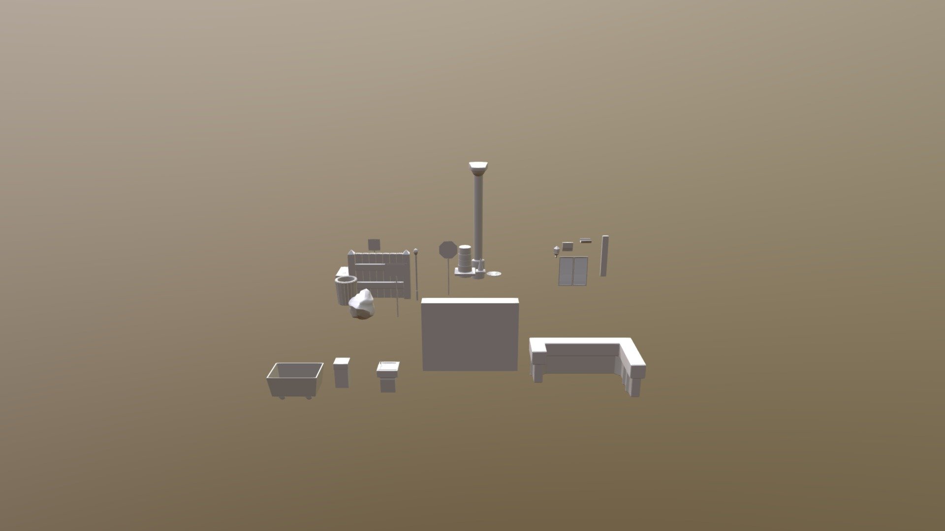 My First Set Of Modular Props - 3D model by jheimers [5039f32] - Sketchfab