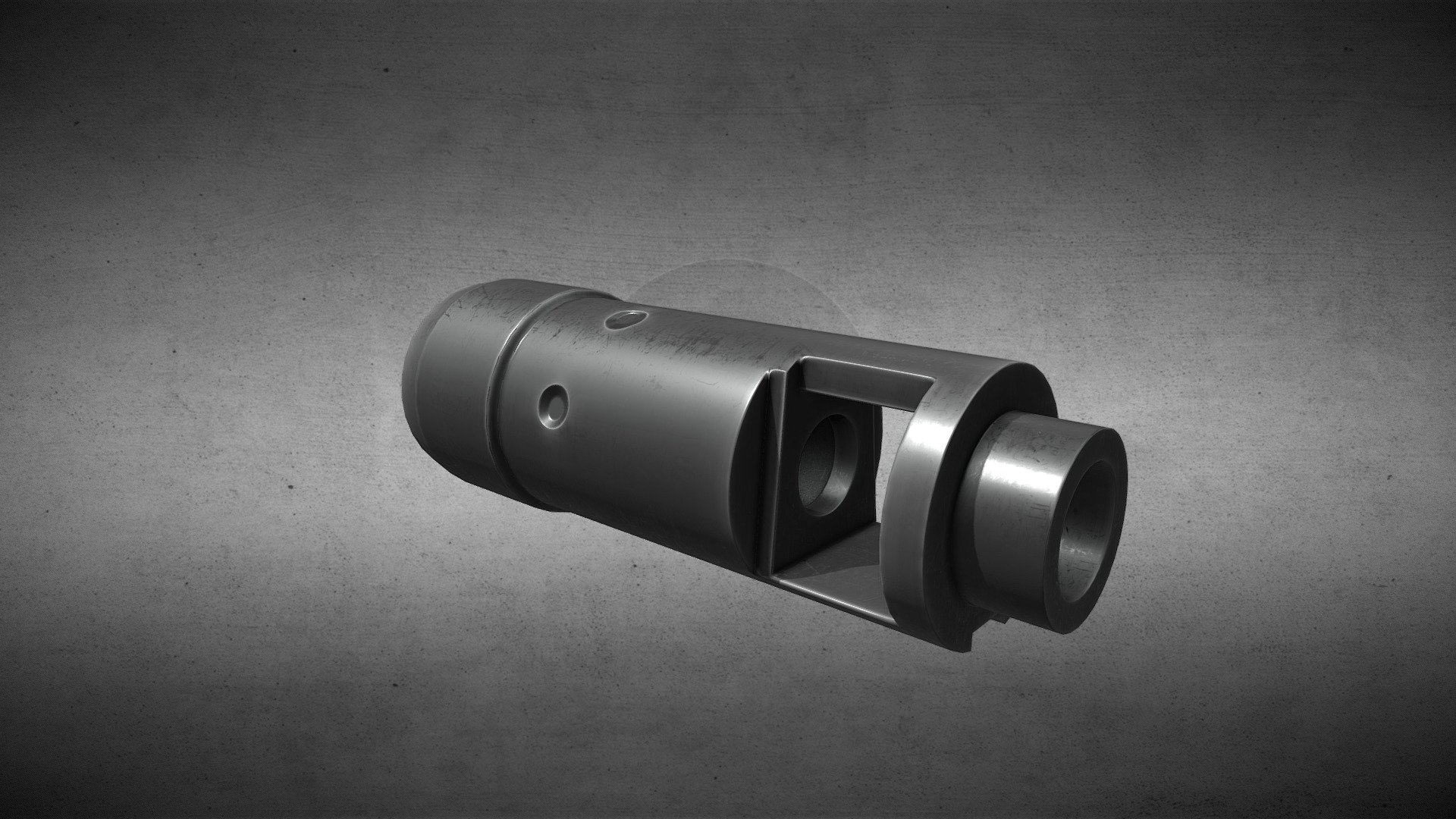 [MWS] AK-74 Muzzle Brake - 3D model by BayernMaik [503a39e] - Sketchfab