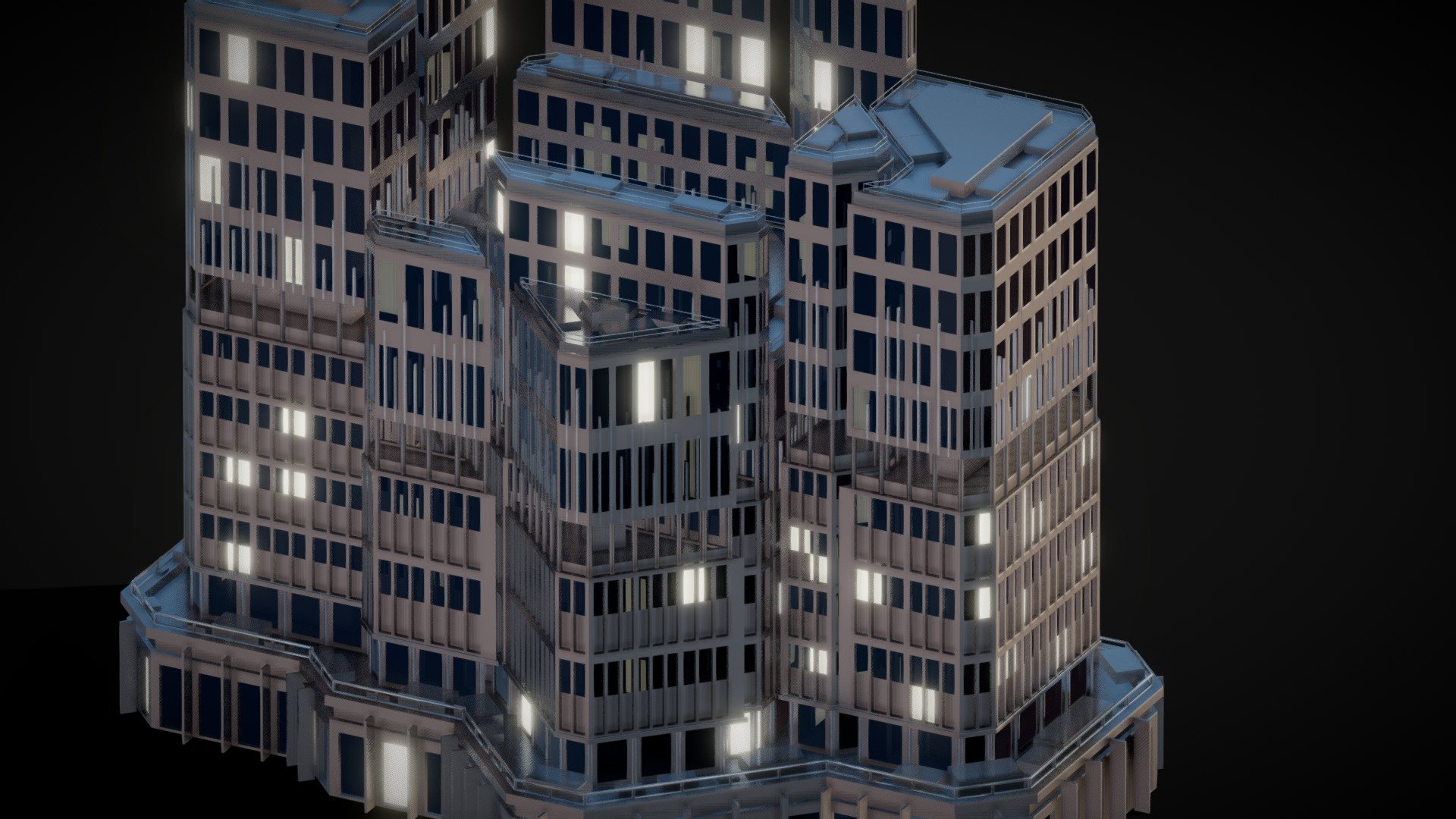 Skyscraper 801 - Buy Royalty Free 3D model by Giimann [503b037 ...