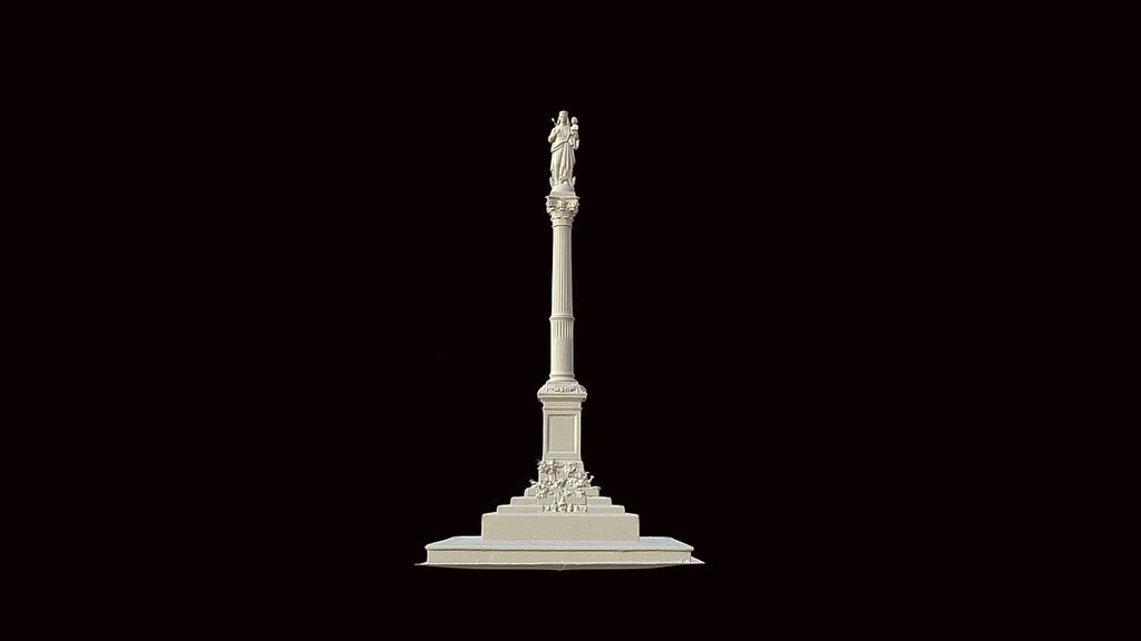 Marian column (Nitra, Slovakia) - 3D model by Jakub Kočica (@kubo ...