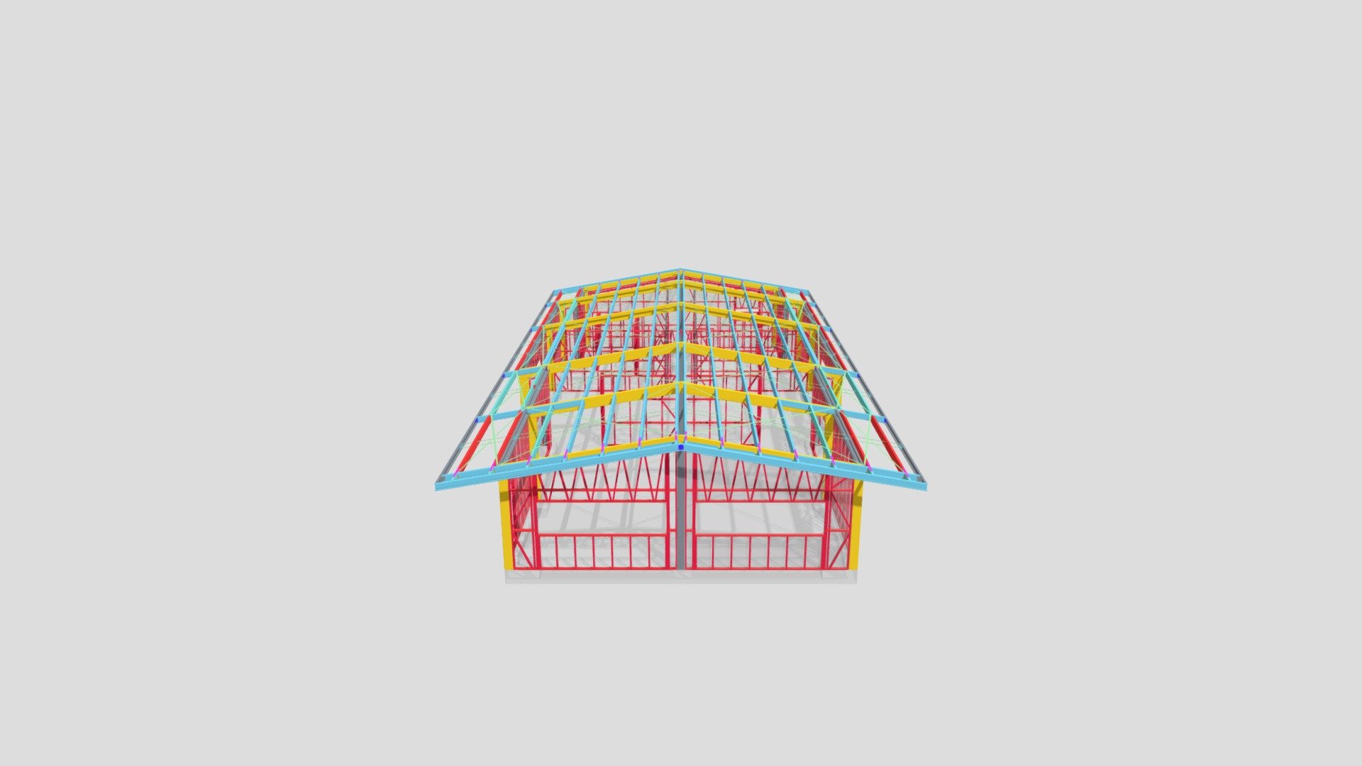 Structural Steel x Steel Frame - 3D model by nggalampanao [503b591 ...