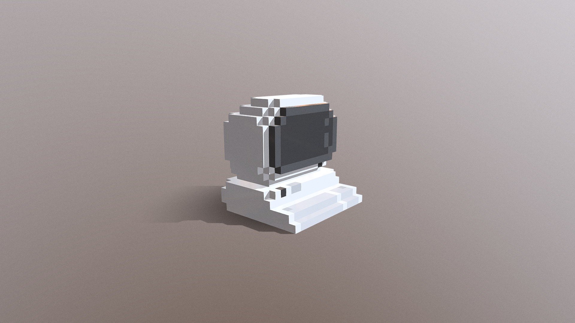 voxel computer - Download Free 3D model by Nomadyan [503beb8] - Sketchfab