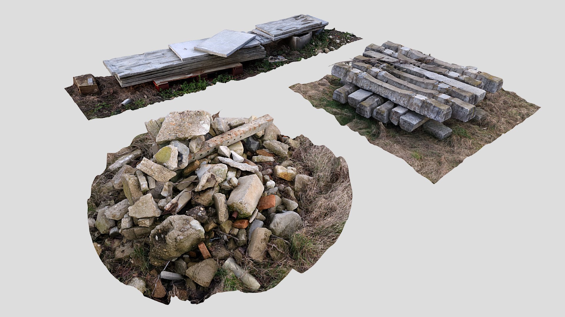 Debris set scan - Buy Royalty Free 3D model by immerge [503c0c2 ...