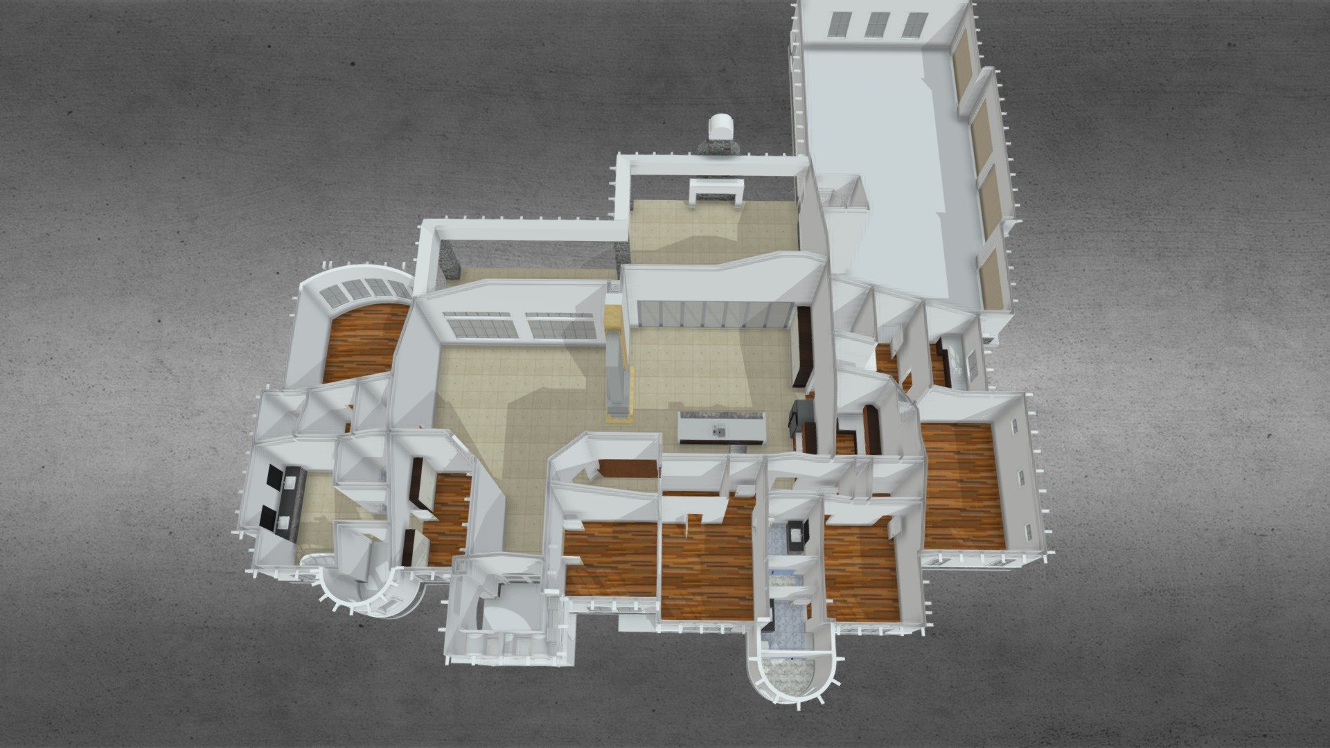 Kinder House Interior - 3D model by belmontguy [5040712] - Sketchfab