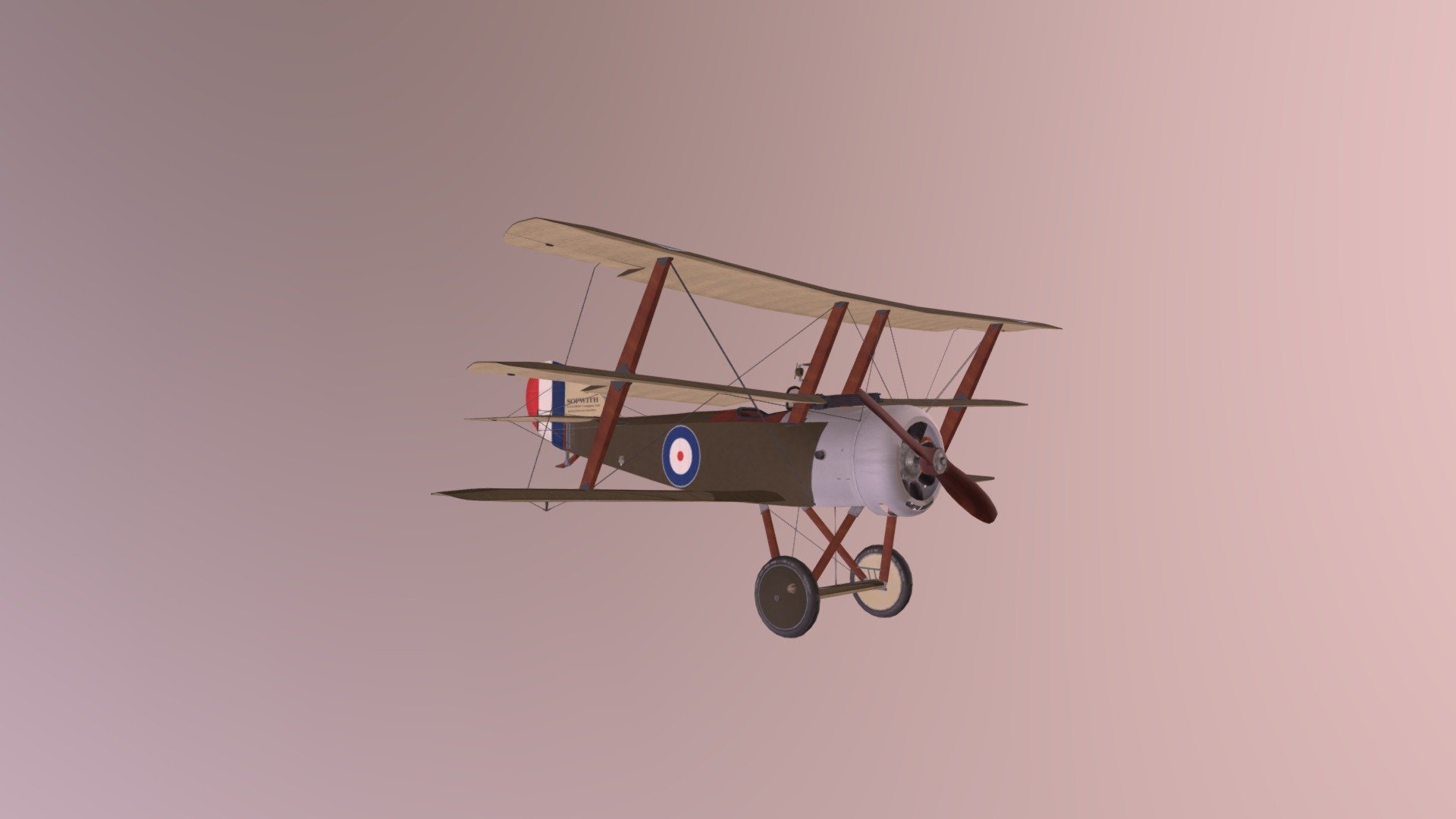 WW1 Tri- Plane - 3D model by HMHDeveloper [50423fe] - Sketchfab