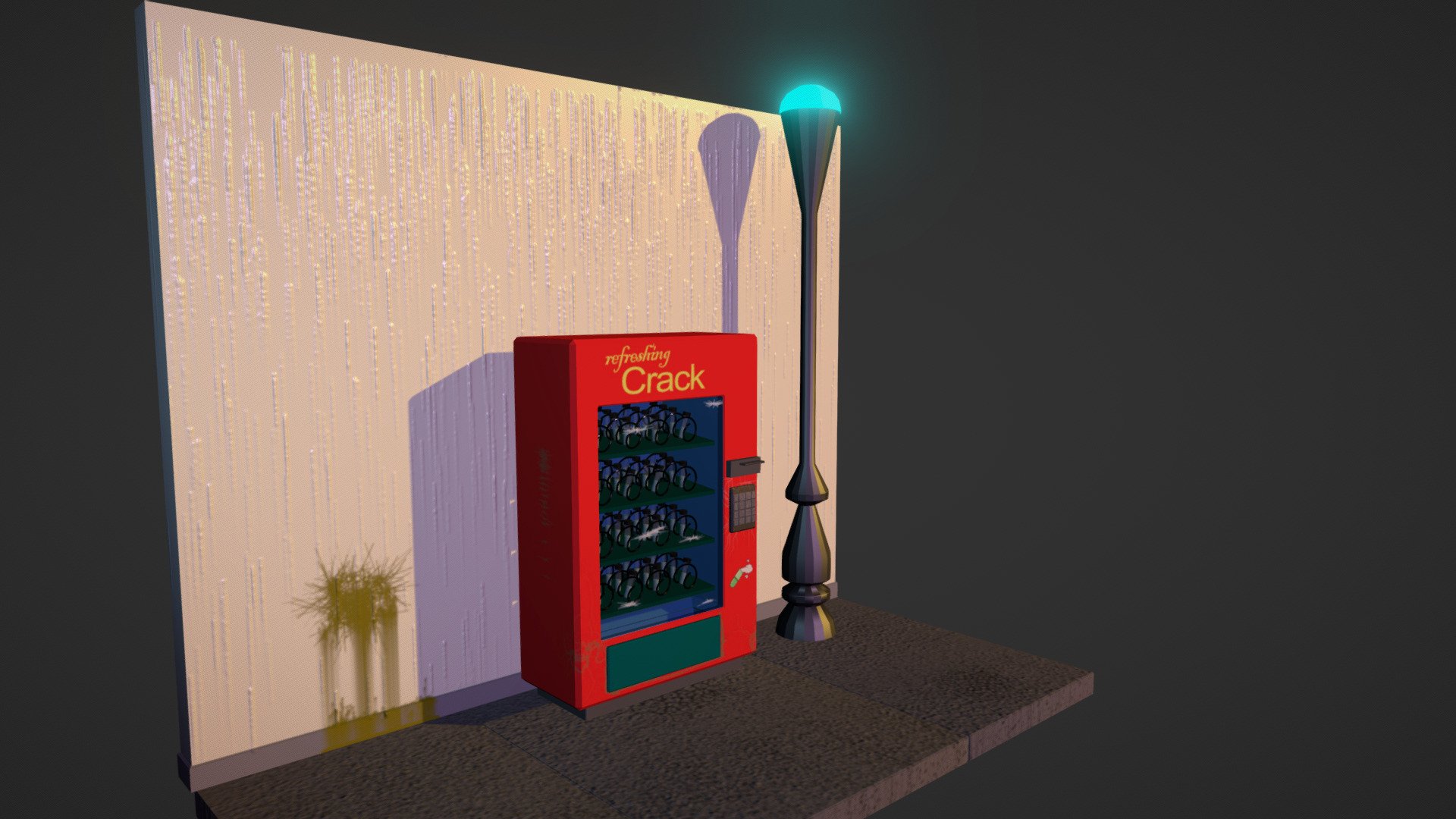 Refreshing crack - 3D model by Eduardo Godoy (@EduardoGodoy) [5044c17 ...