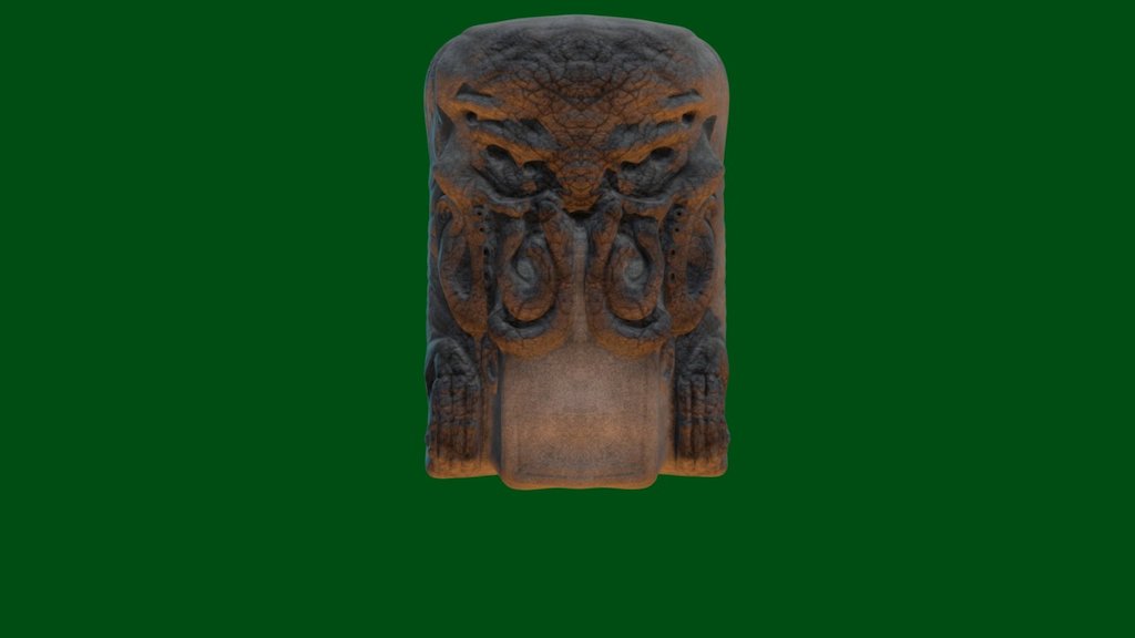 Cthulhu Monolith - 3D model by pahko [50494a1] - Sketchfab