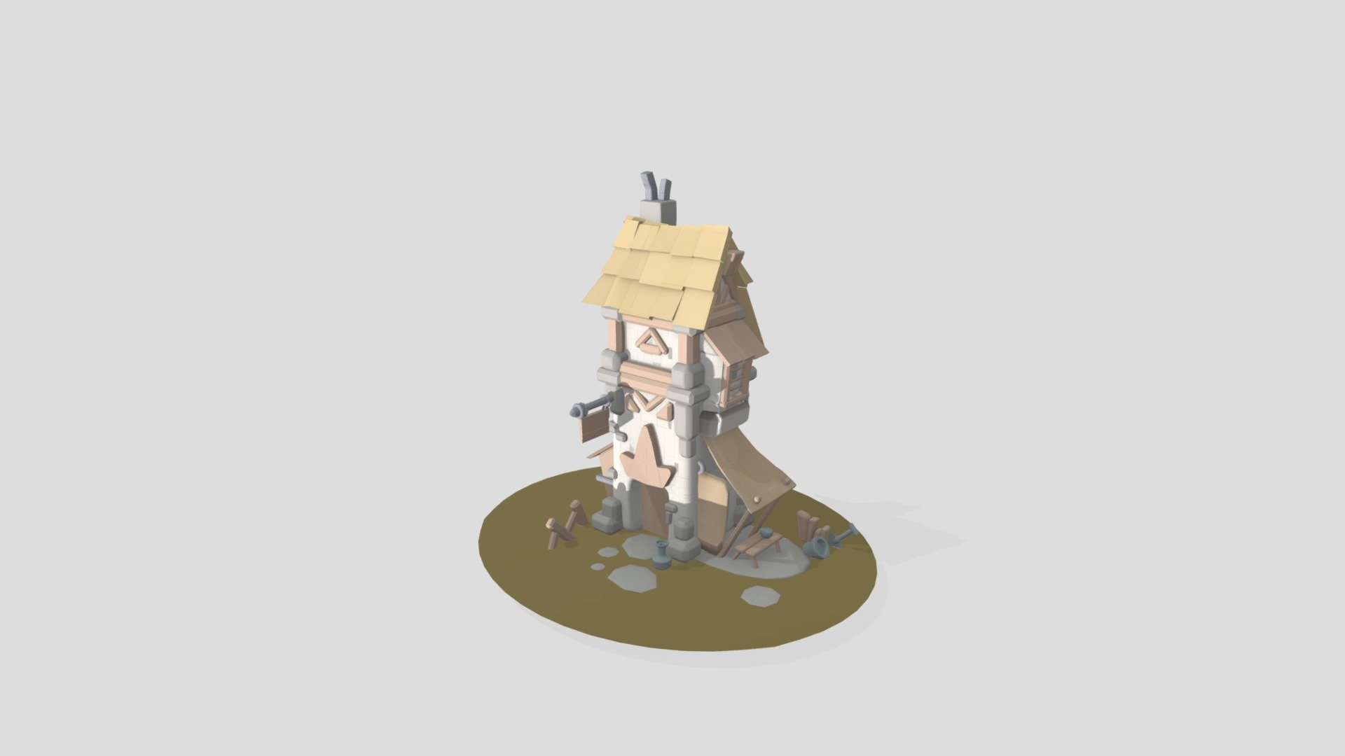 Shack Model - 3D model by Jazzman Tng (@JazzmanTng) [5049bbc] - Sketchfab
