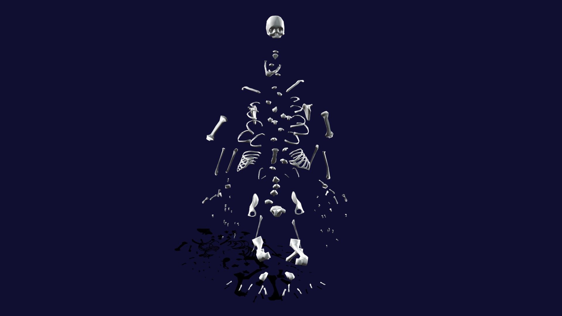 Explode Skeleton Animated - Download Free 3D model by Ninja (@niiinja ...