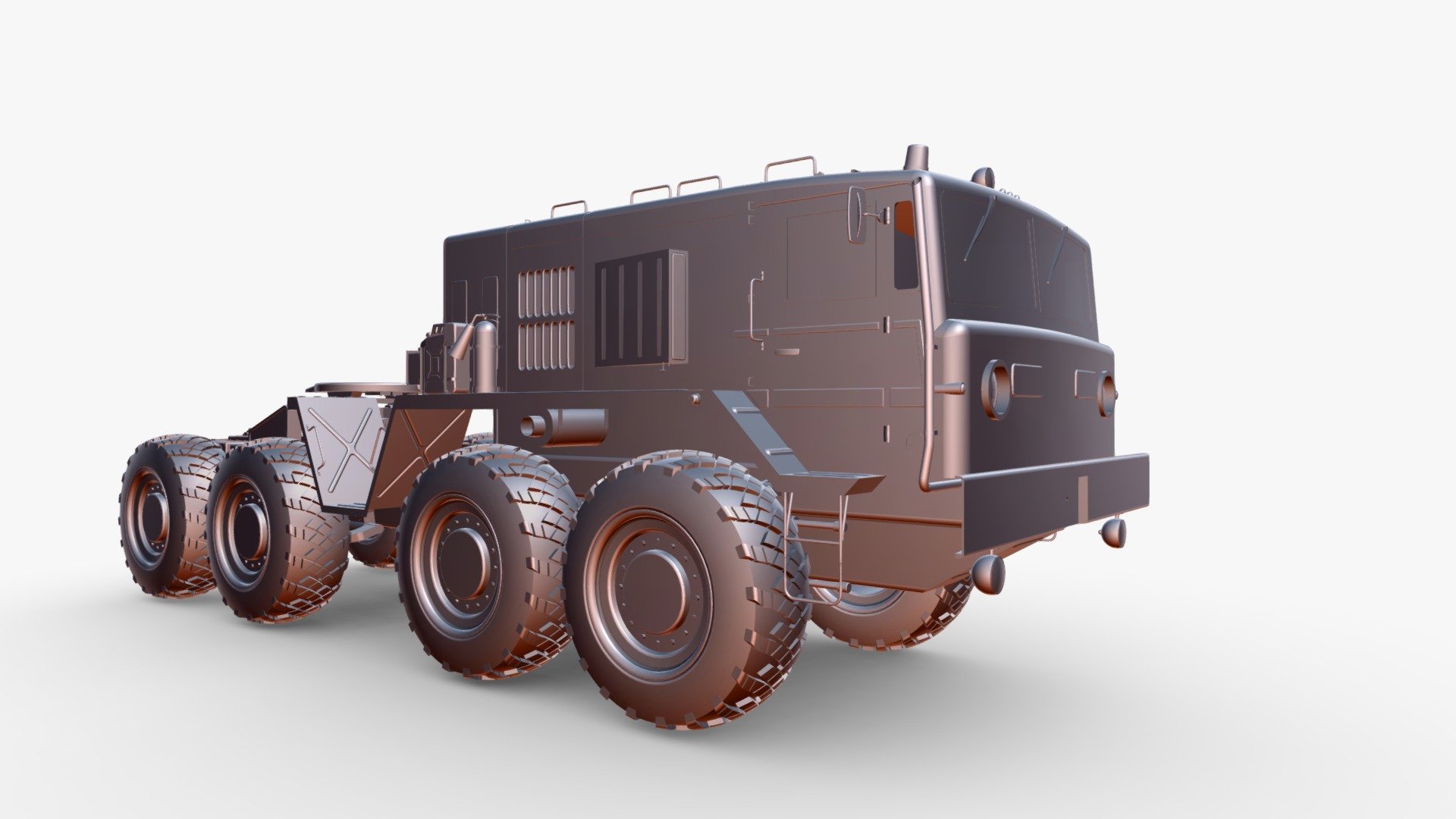 MAZ-537 8X8 esboço - 3D model by LM3D (@lm9241221) [504a60e] - Sketchfab
