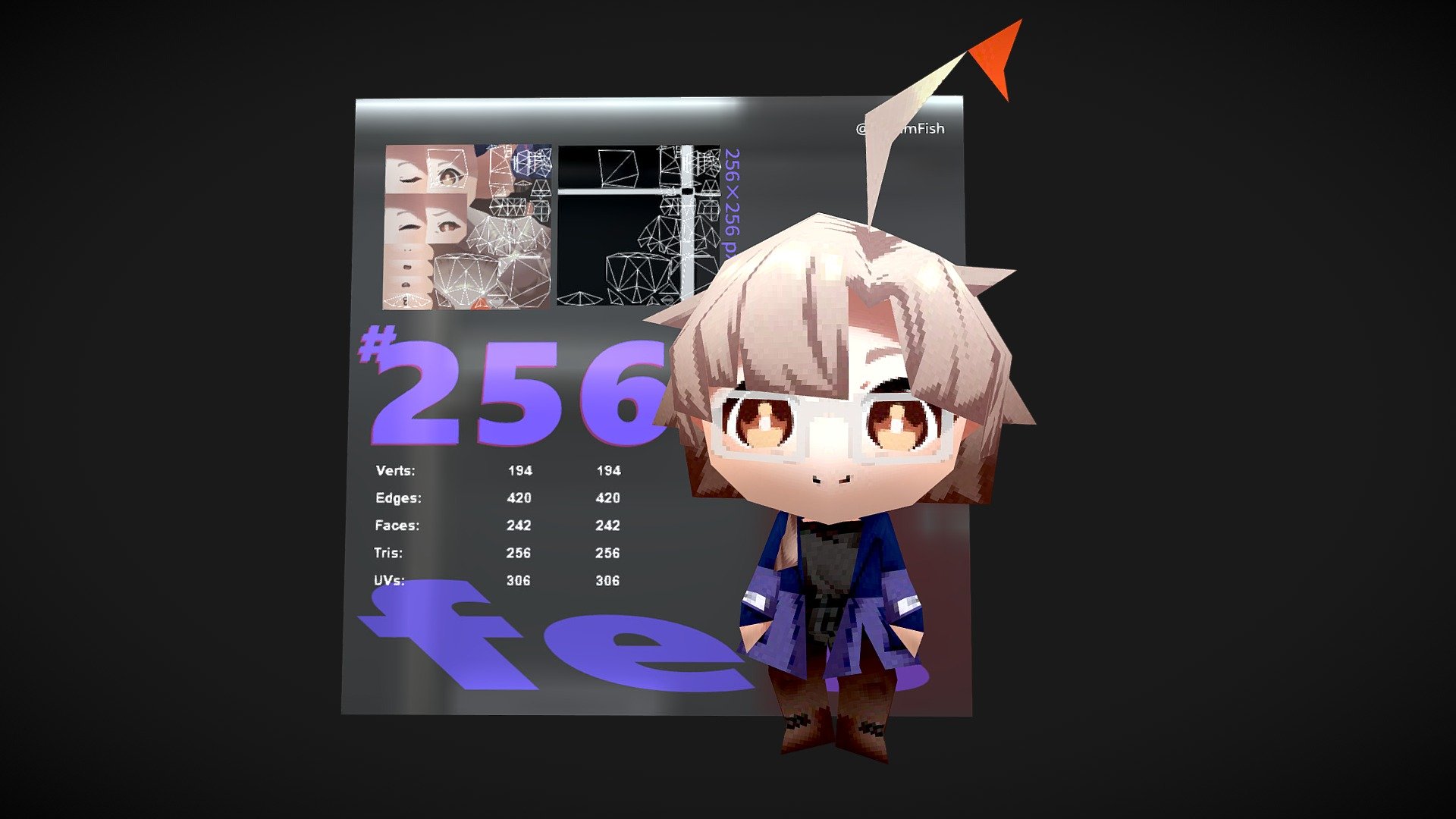Low Poly Character Model - LaSamFish - 3D model by LaSamFish/辣鹹魚 (@lasamfish) [504a868] - Sketchfab