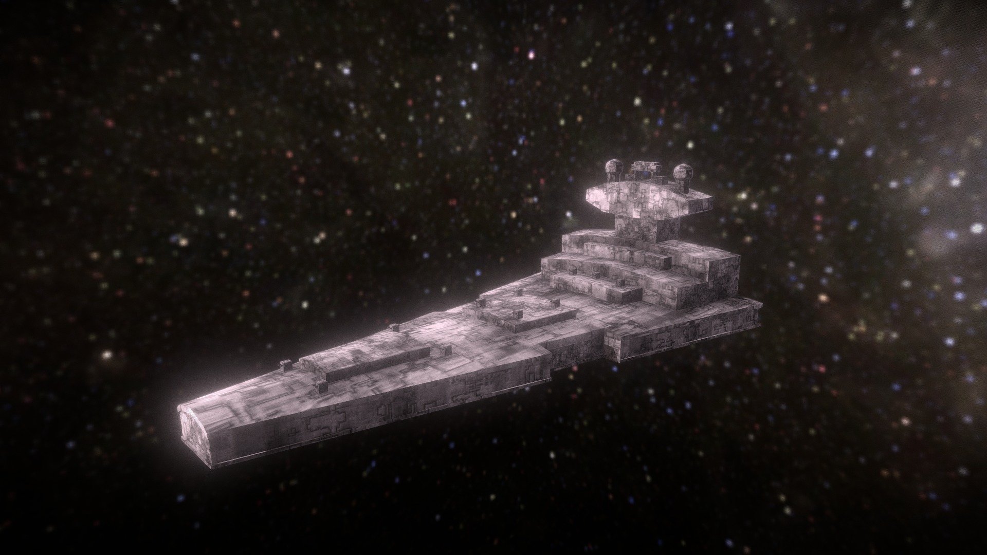Low Poly Star Destroyer (Star Wars) - Download Free 3D model by Yanez ...