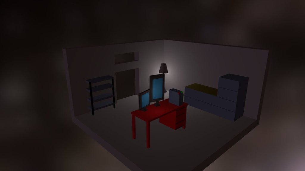 0ffice room - 3D model by Nathan Choo (@NathanChoo) [504b4b3] - Sketchfab
