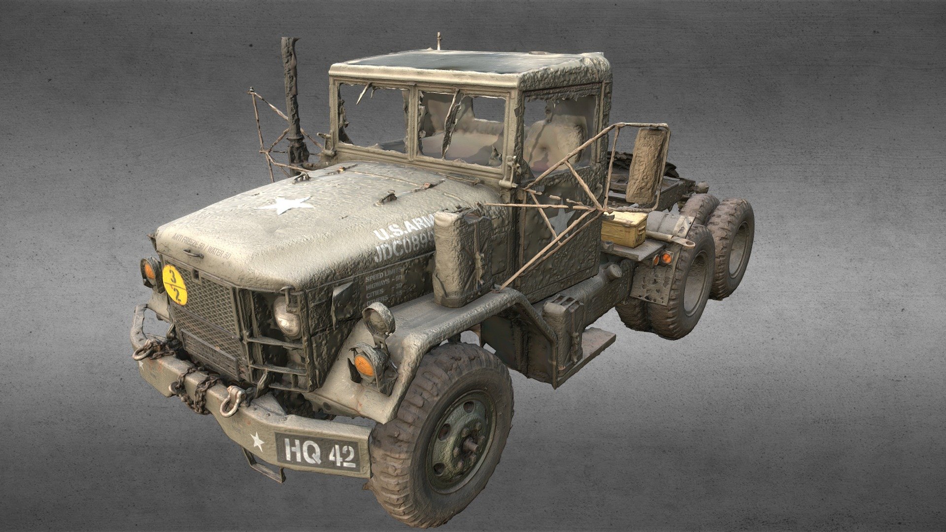 U.S. Army Truck [3x 8K PBR textures] - Buy Royalty Free 3D model by ...