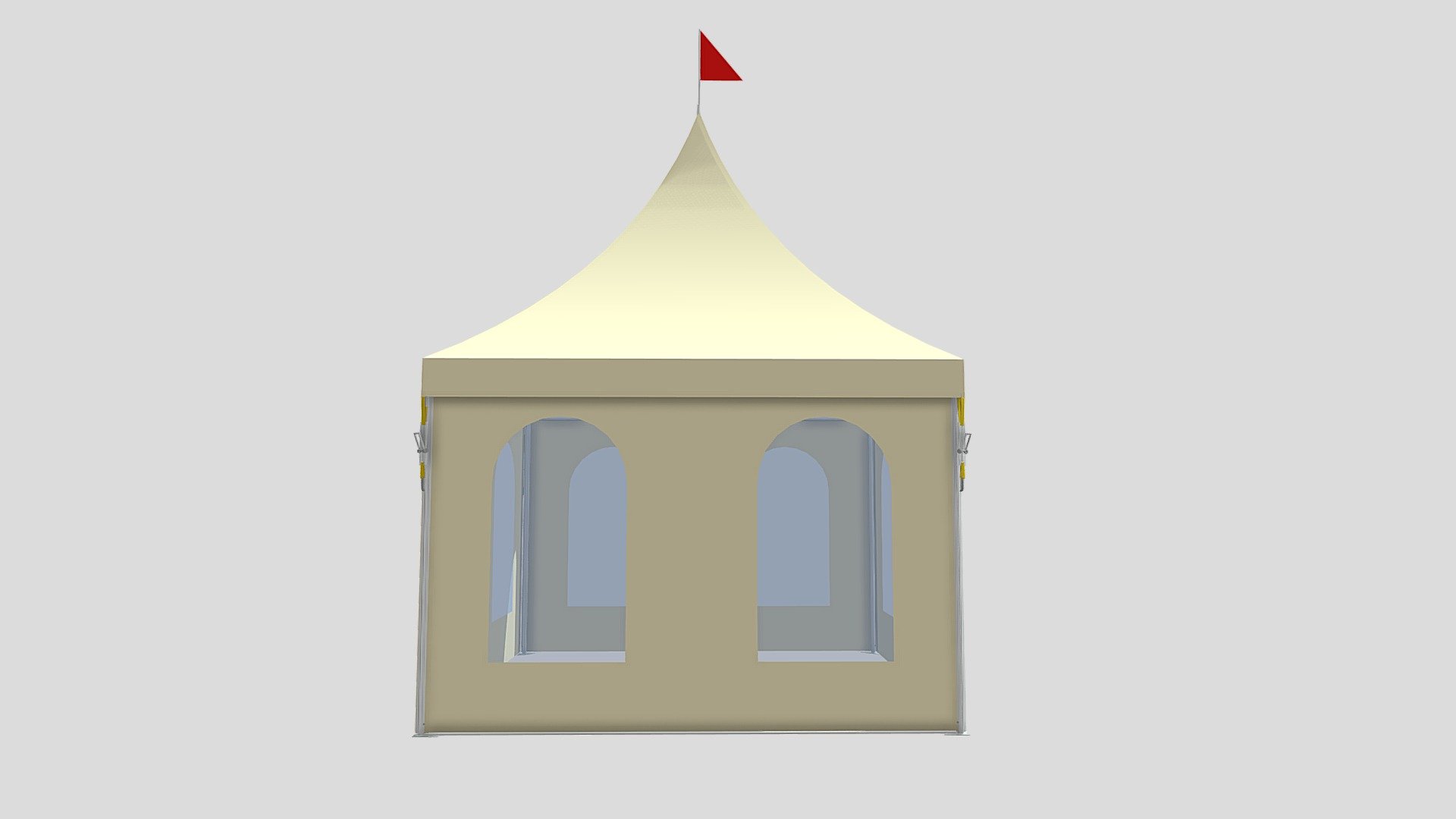 Gazebo Canopy Tent - 3D model by Shenzhen Baikal Tent ...