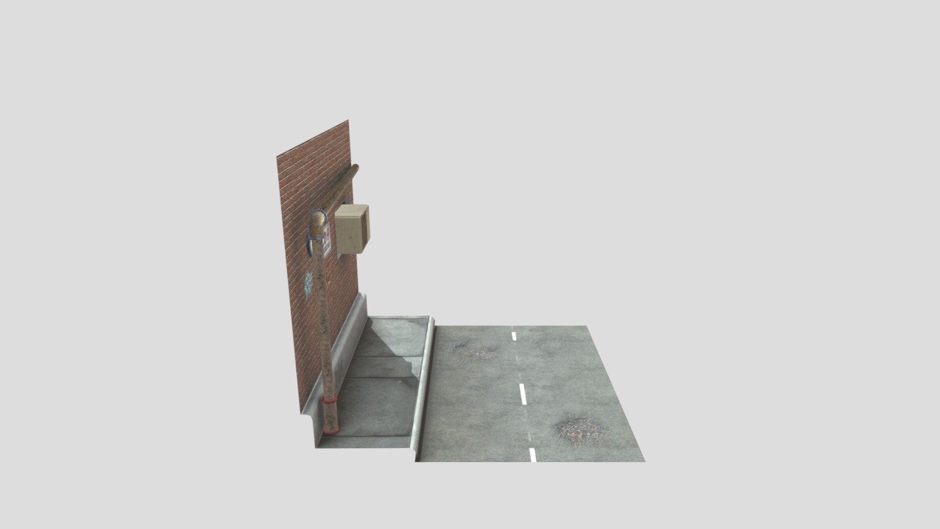 Rough Alleyway - 3D model by Ale157 [504eeba] - Sketchfab