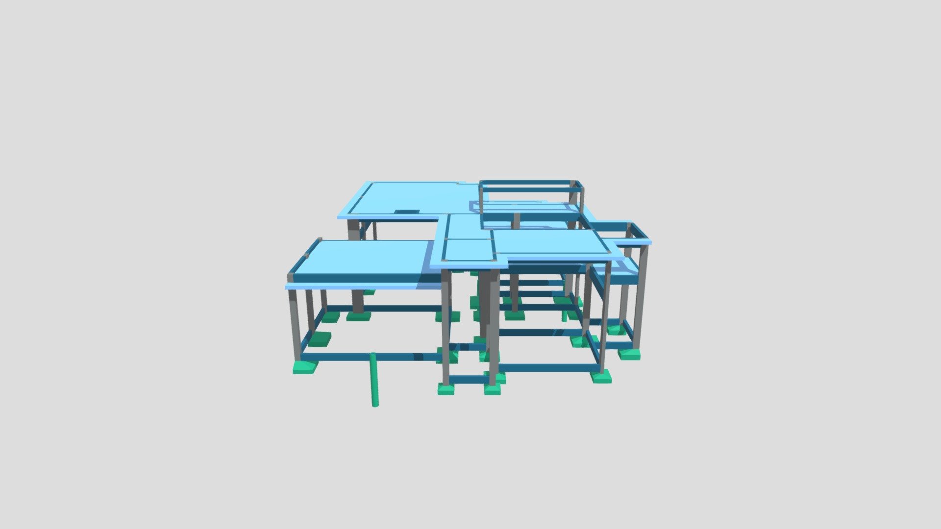 [23|23] - Projeto Estrutural - |J.A.F| - 3D model by 7E Engenharia ...