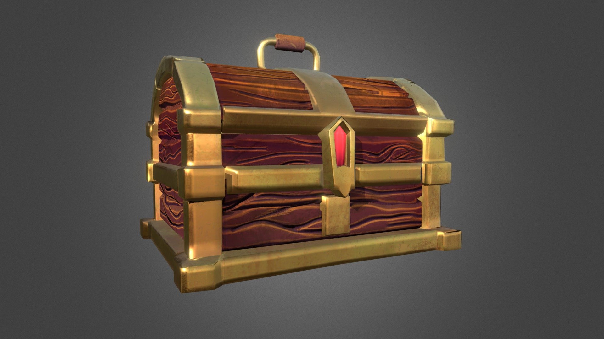 Treasure Chest - 3D model by LisseDeHerdt [50527a6] - Sketchfab