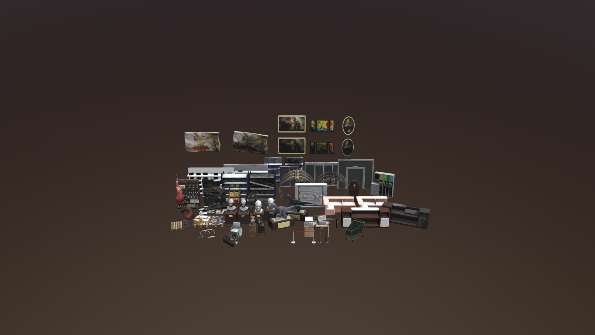 All Props - 3D model by LaetitiaLx [5053411] - Sketchfab