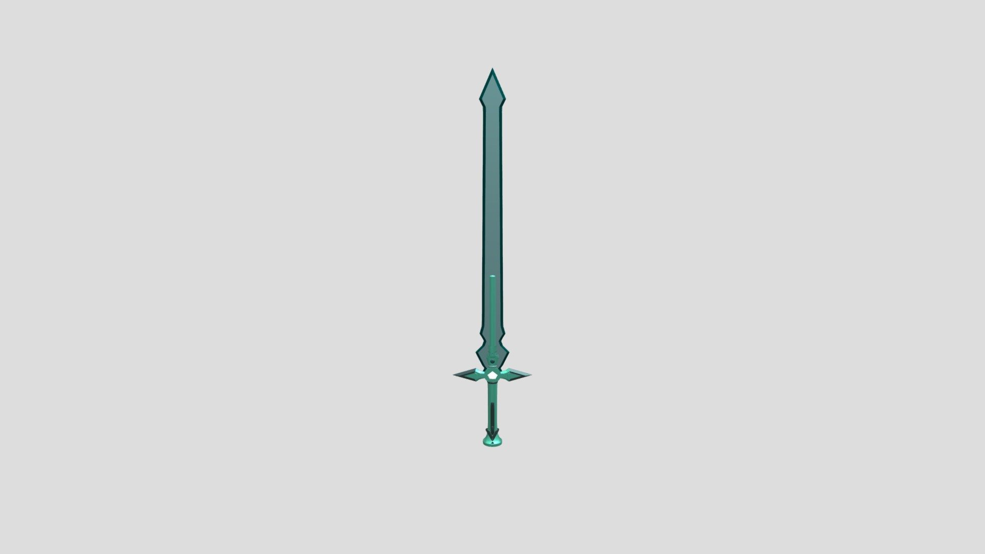 Kirito Sword Celeste Sketch Fab - 3D model by Limberax [50544af ...