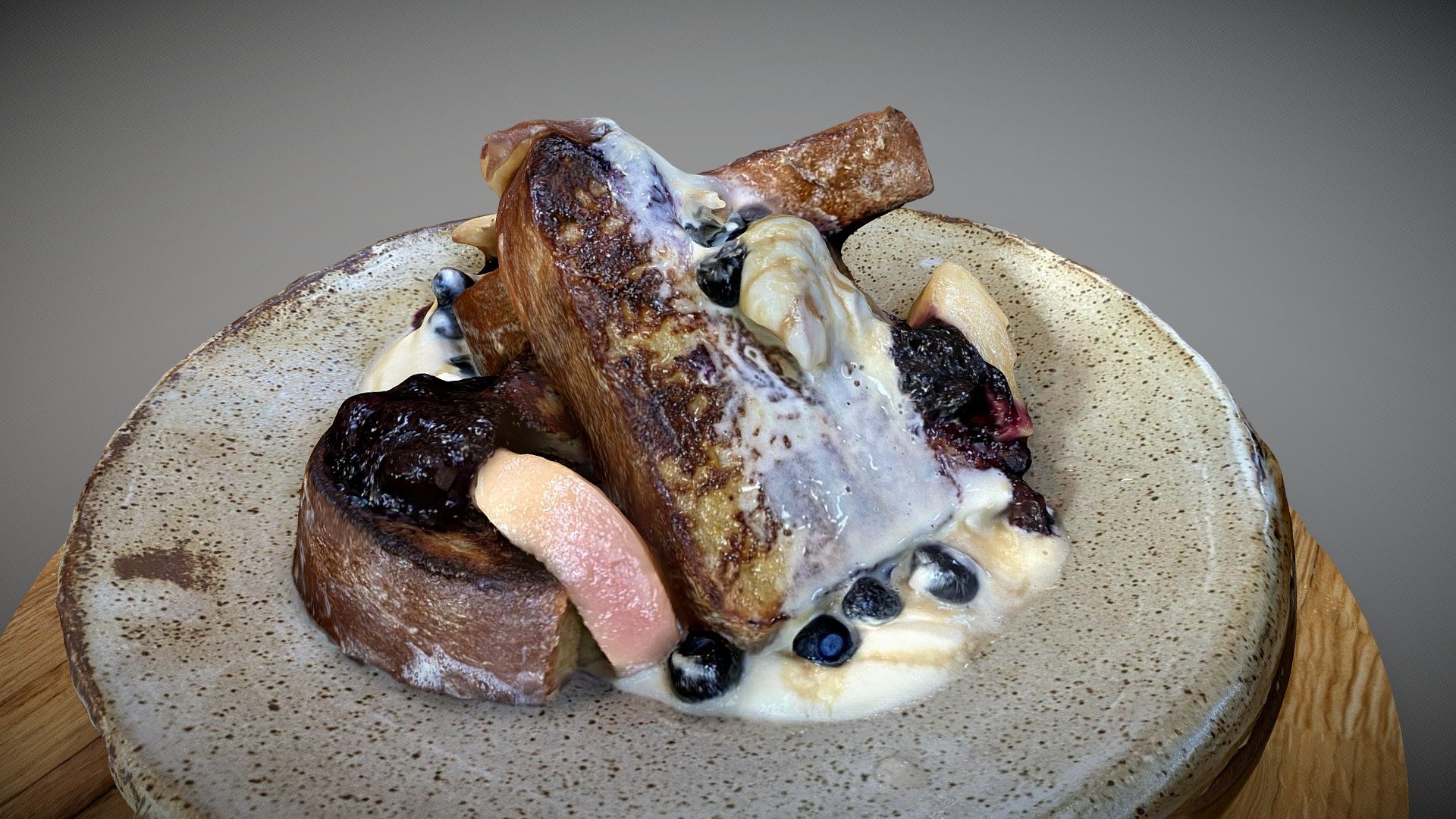 Brioche French Toast - Husk, Charleston, SC - Buy Royalty Free 3D model ...