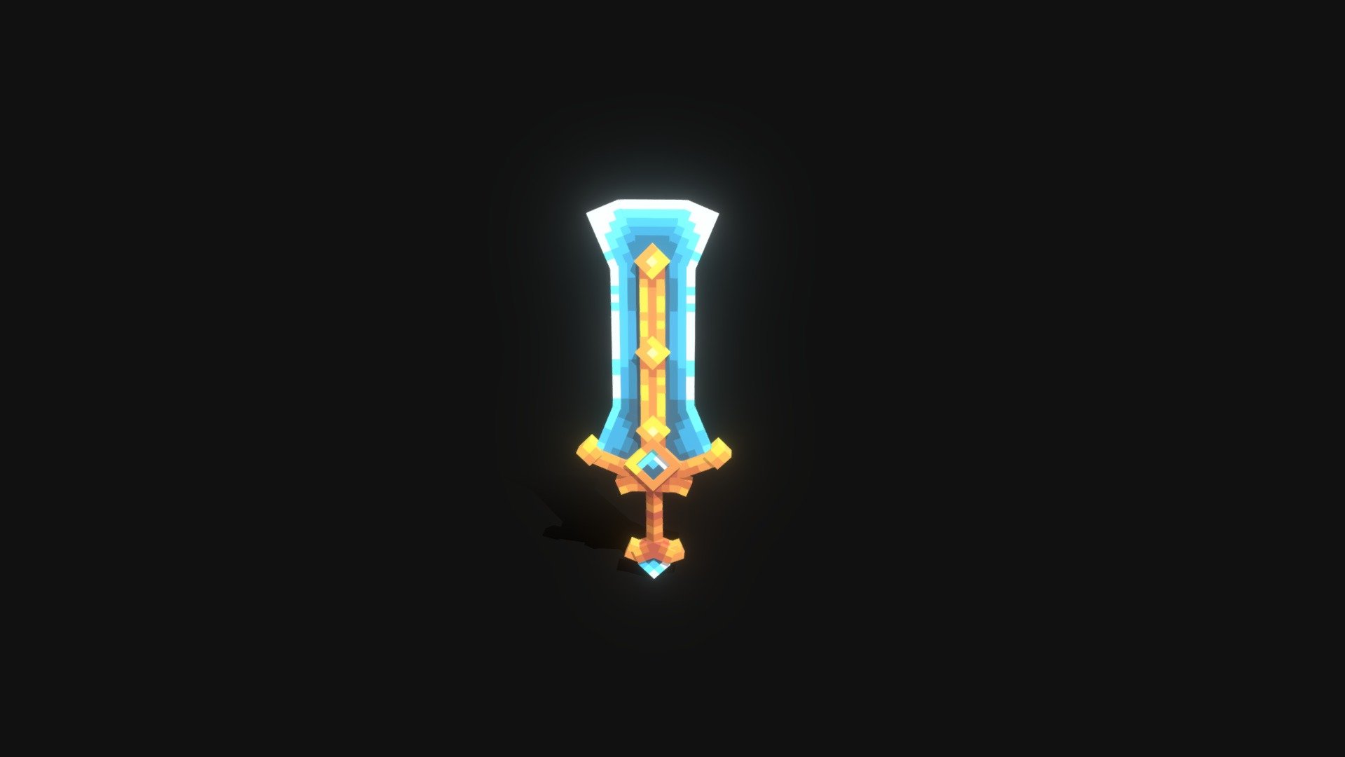 Crystal greatsword - 3D model by Nyux xi (@Nyuxxi) [5057ded] - Sketchfab