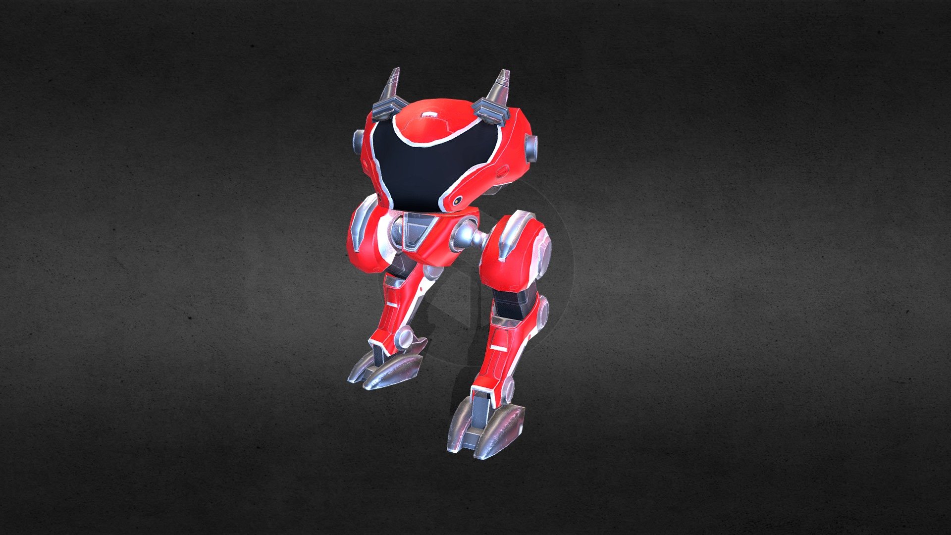Mecha_01_idle - Download Free 3D model by Dmitry Savenko (@mojisej ...