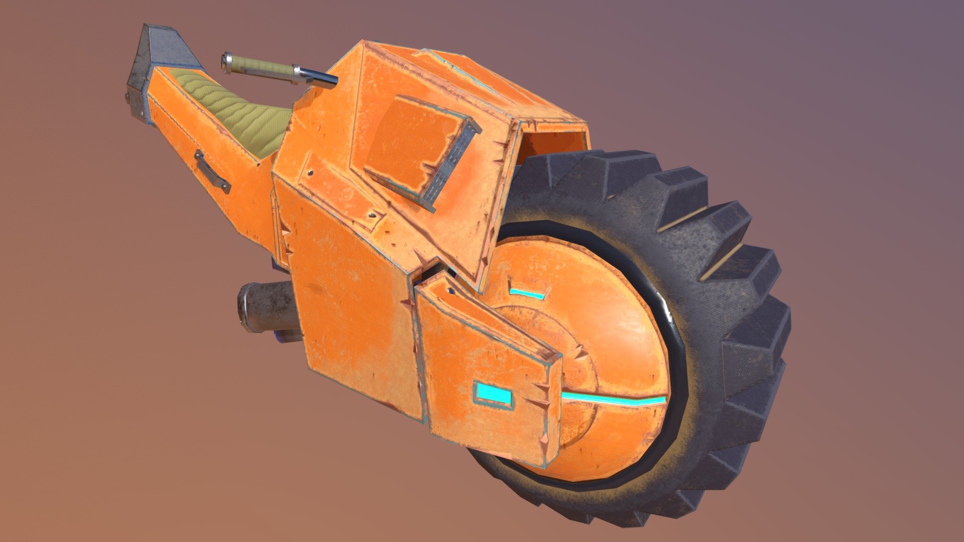 post apocalyptic motor bike - 3D model by JordanNoadMault [505a7fb ...