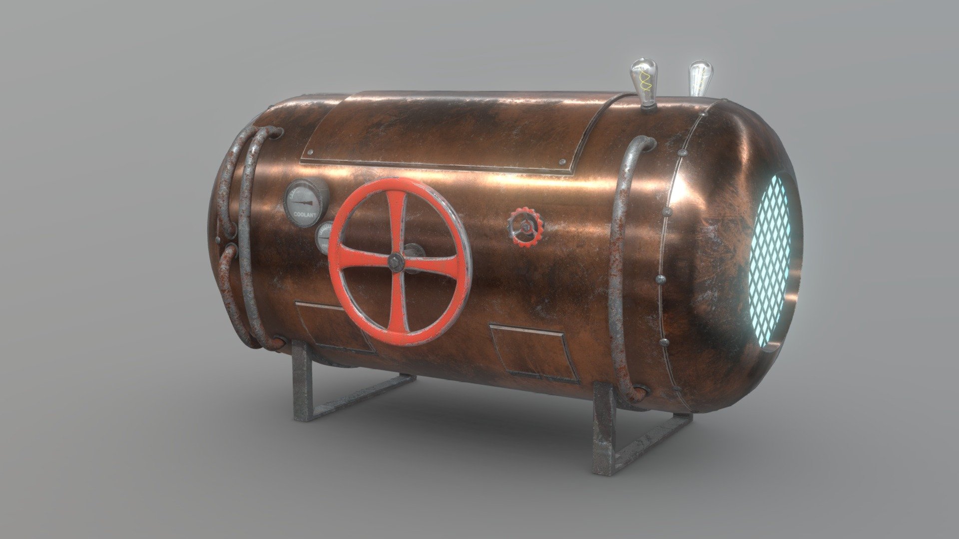 Steampunk chest - 3D model by DrTr1gger [505c058] - Sketchfab