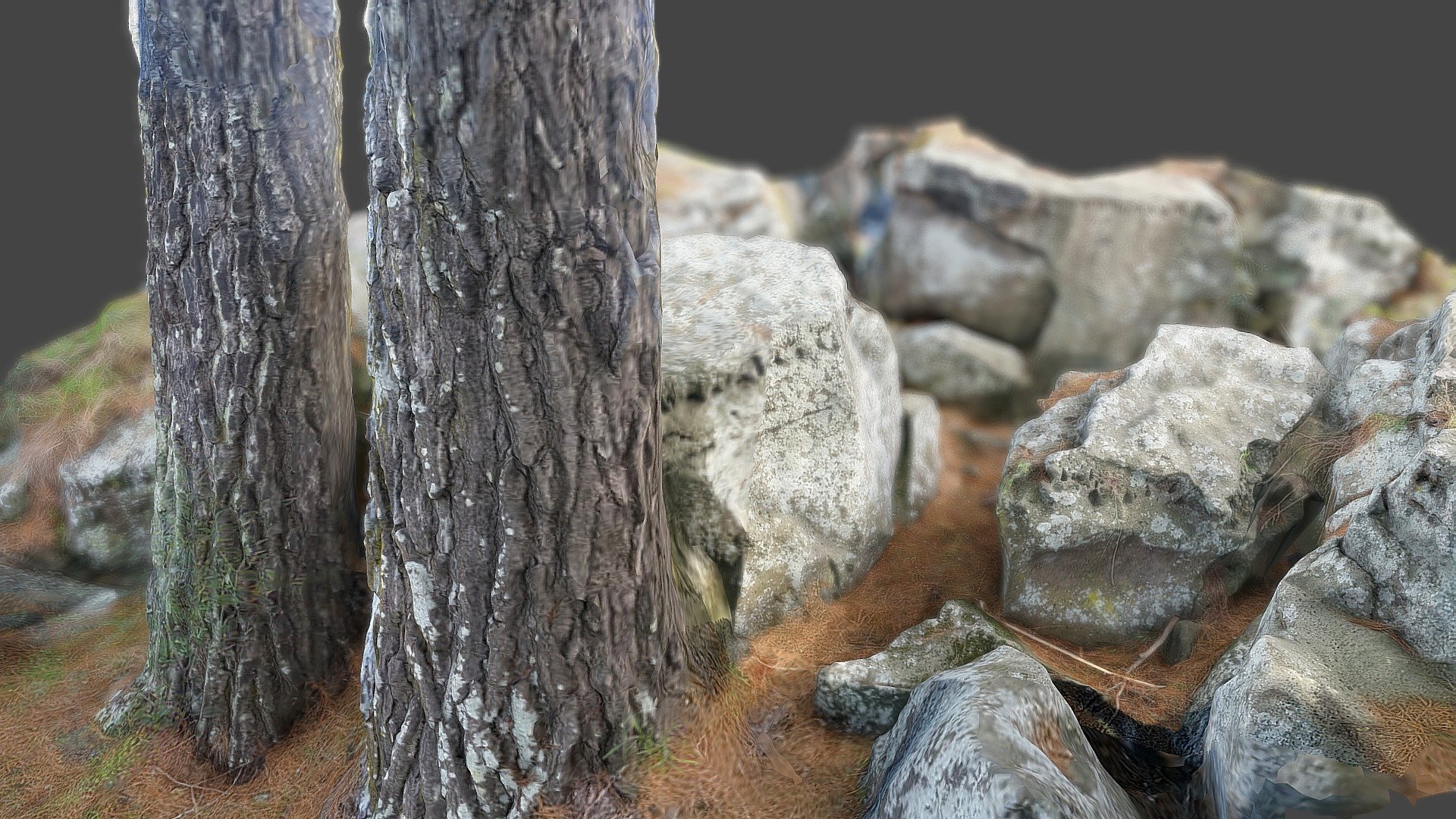 Trees and rocks - Download Free 3D model by b_nealie [505c76e] - Sketchfab