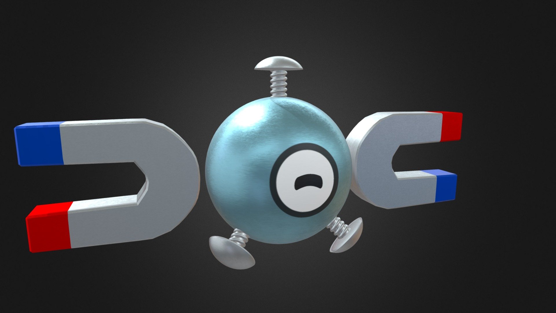 Magnemite Pokemon - 3D model by FelipeBatan [505c8c5] - Sketchfab