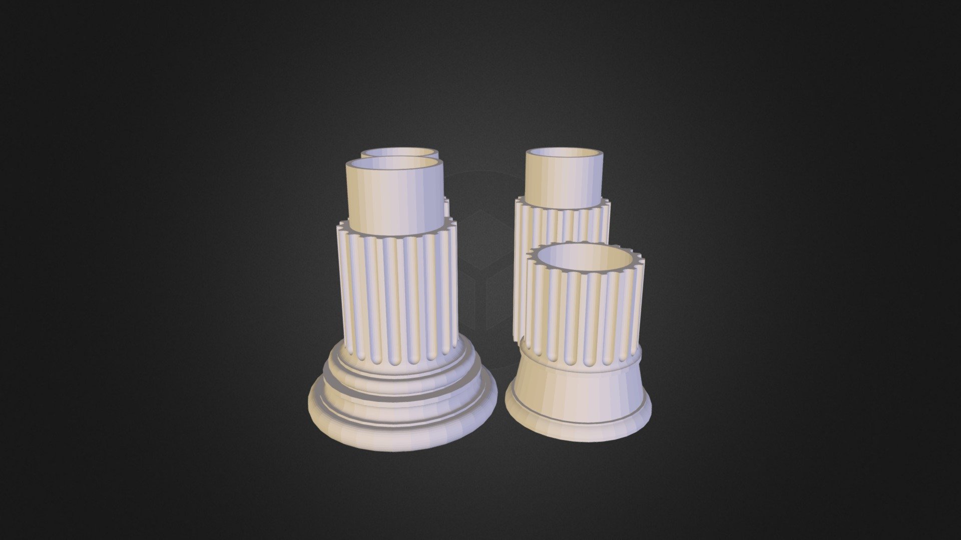 Column Kit - 3D model by 3dindustries [505d55b] - Sketchfab
