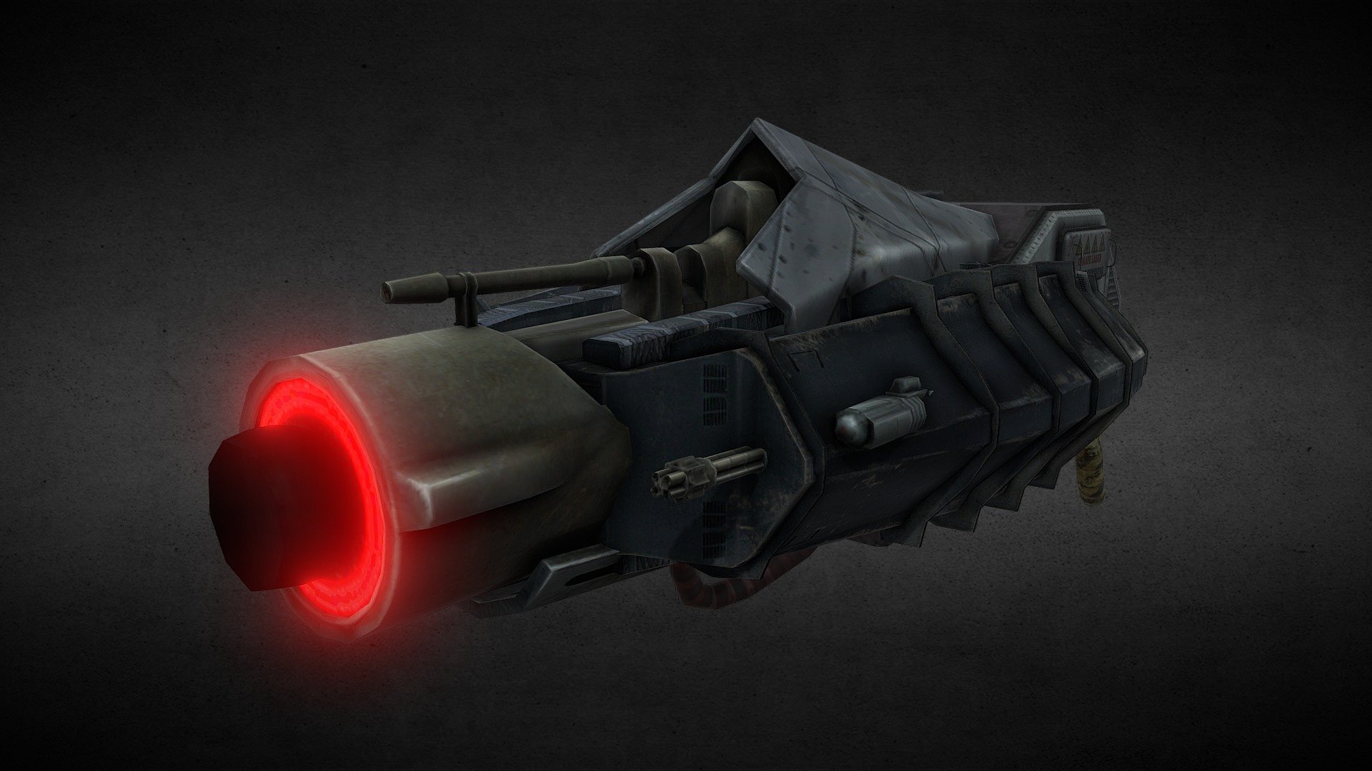 Uber Destroyer Cannon - Download Free 3D model by Elite Big Speakerman ...