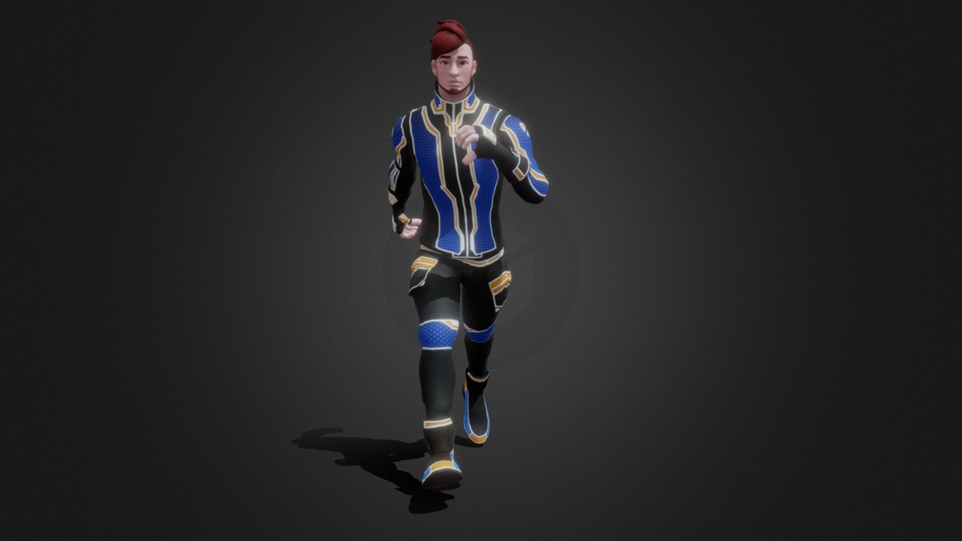 Male Character 01 Running - 3D model by Monhoo [505e712] - Sketchfab