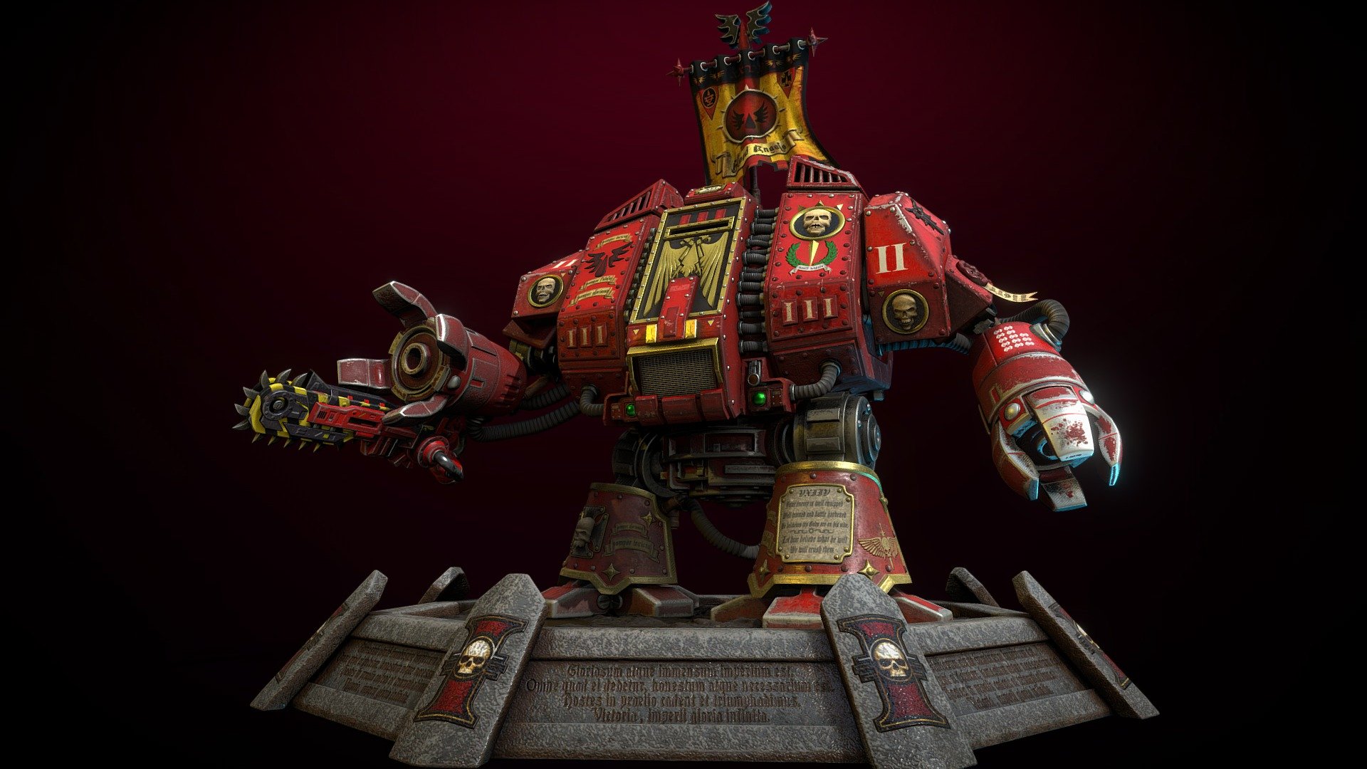 DreadNnought 40K Blood Angels - 3D model by giobiancoFB [506131b ...