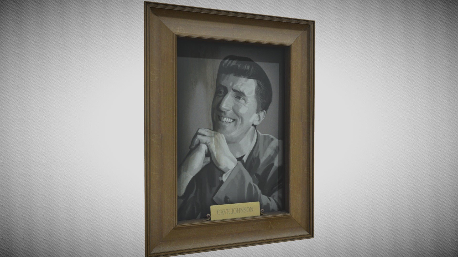 Cave Johnson Portrait (1950s) - Download Free 3D model by Portaller ...