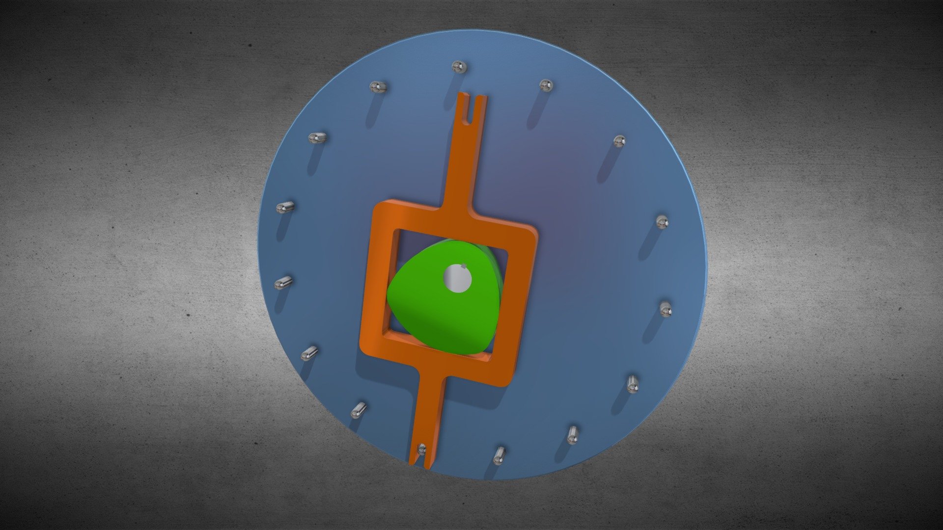 Reuleaux Triangle Intermittent Pins Mechanism - Download Free 3D model ...