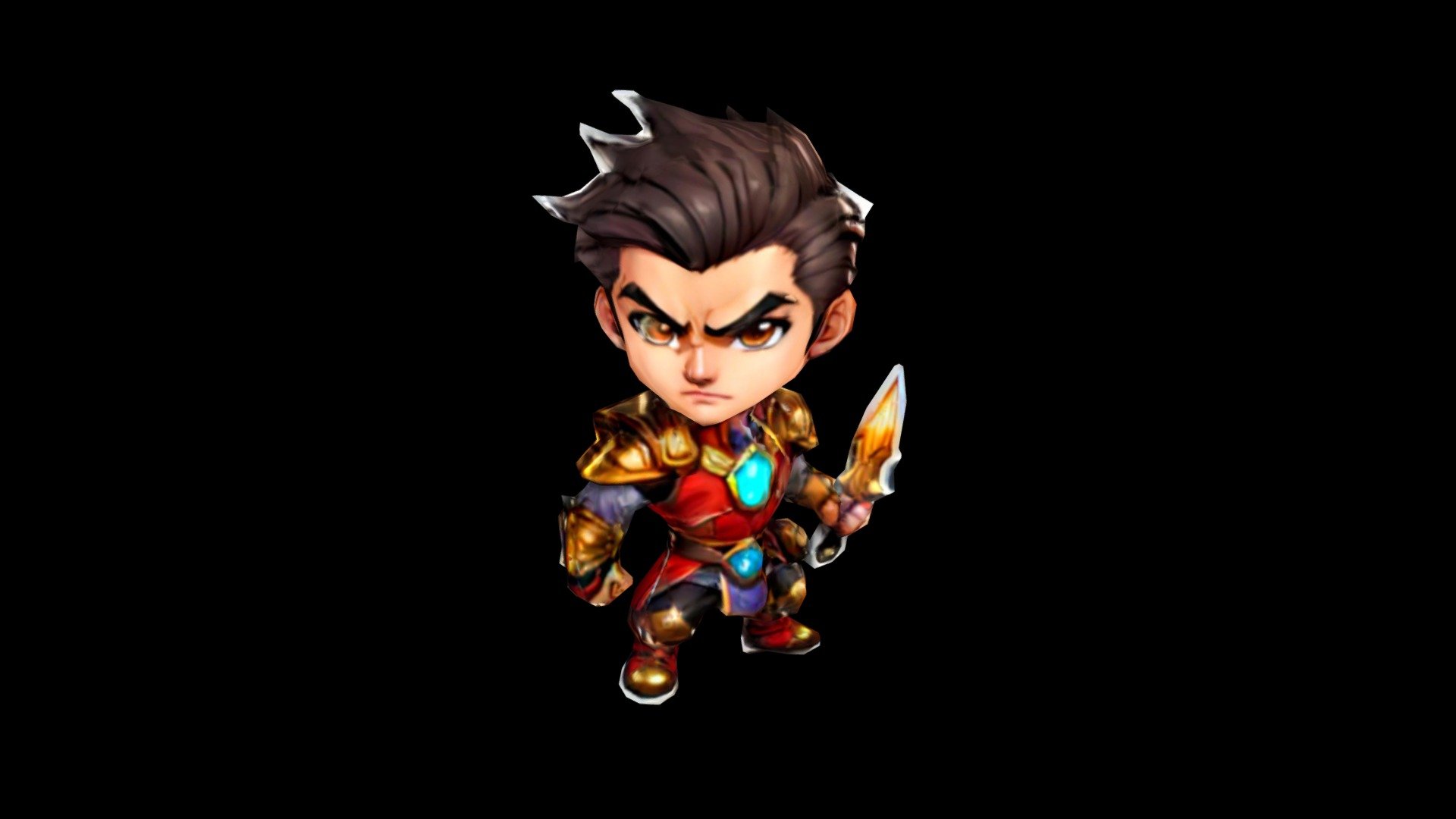 [DC Universe sticker featuring a heroic warrior - Download Free 3D ...