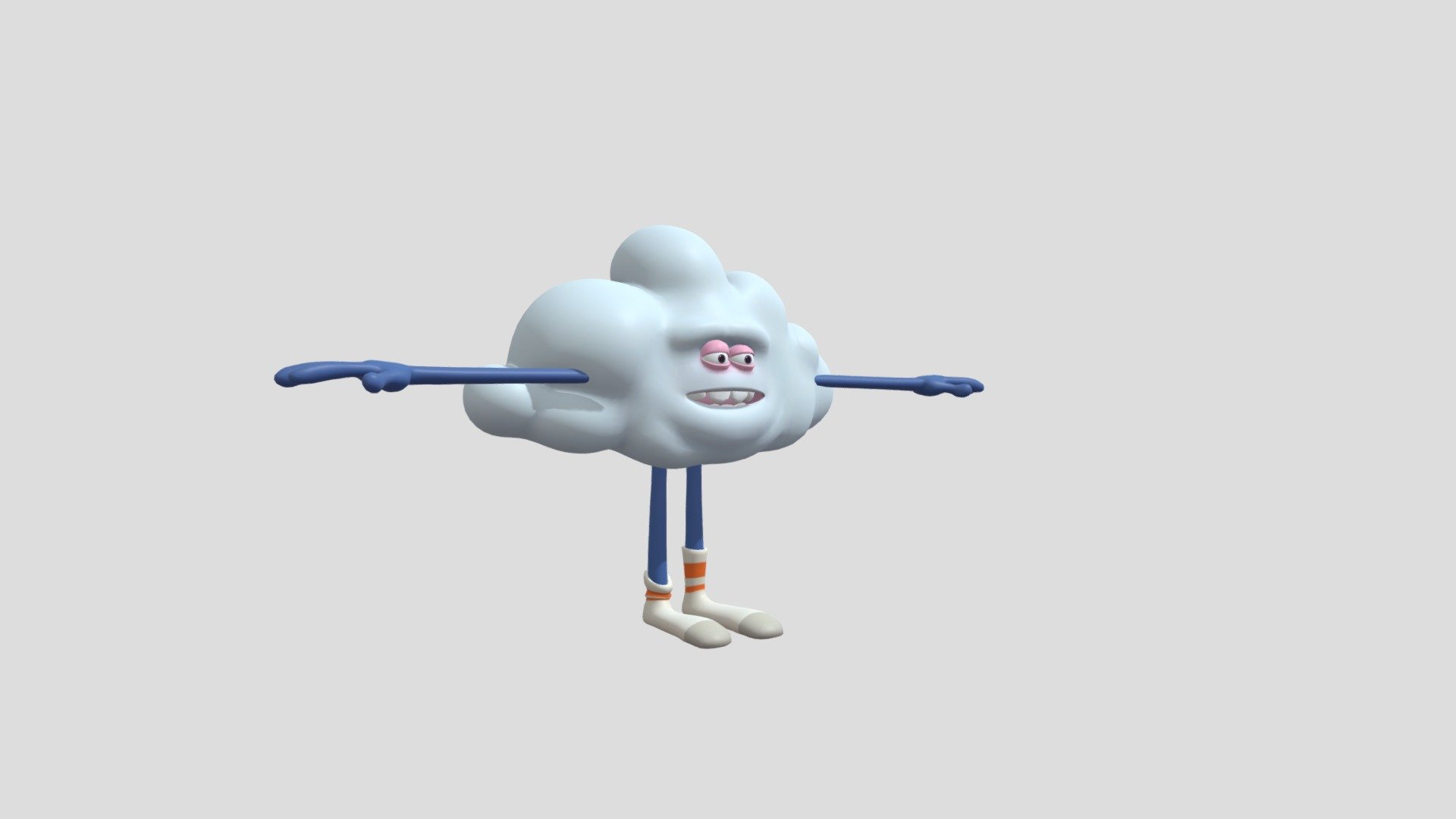 Cloud Guy (Trolls Remix Rescue) - Download Free 3D model by Samgy [5064a2c] - Sketchfab