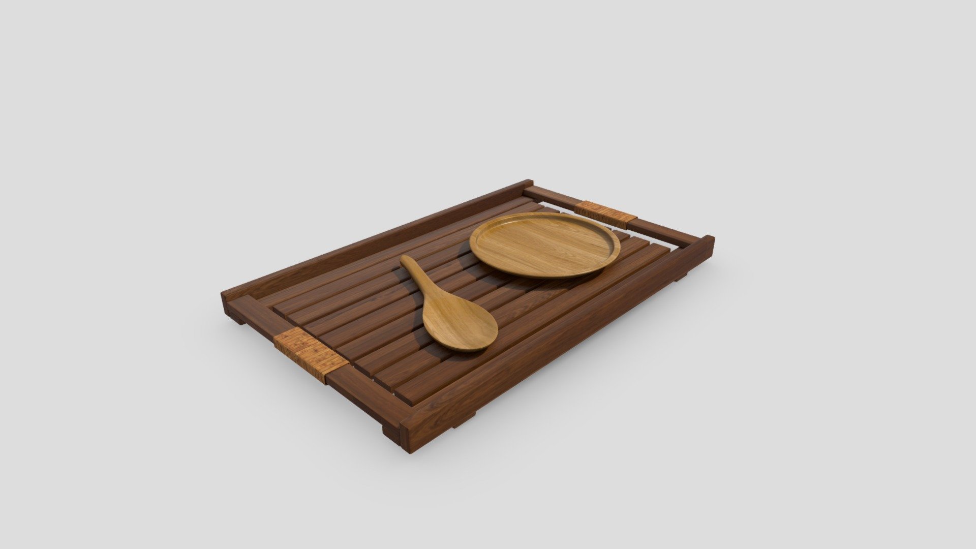 Tray set - Buy Royalty Free 3D model by interior model (@interiormodel ...