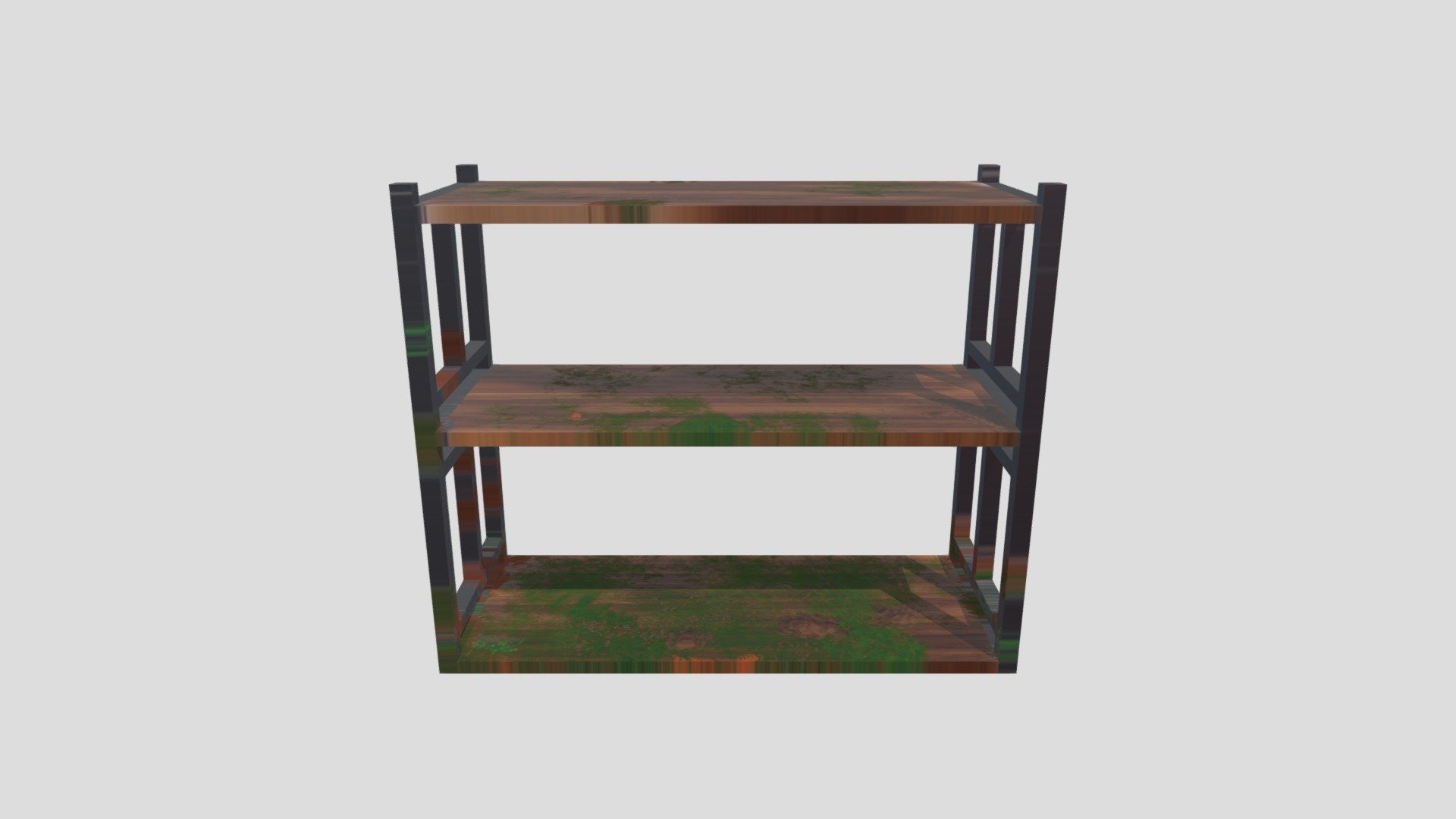 Old Wooden Shelf - 3D model by andretran [50681de] - Sketchfab