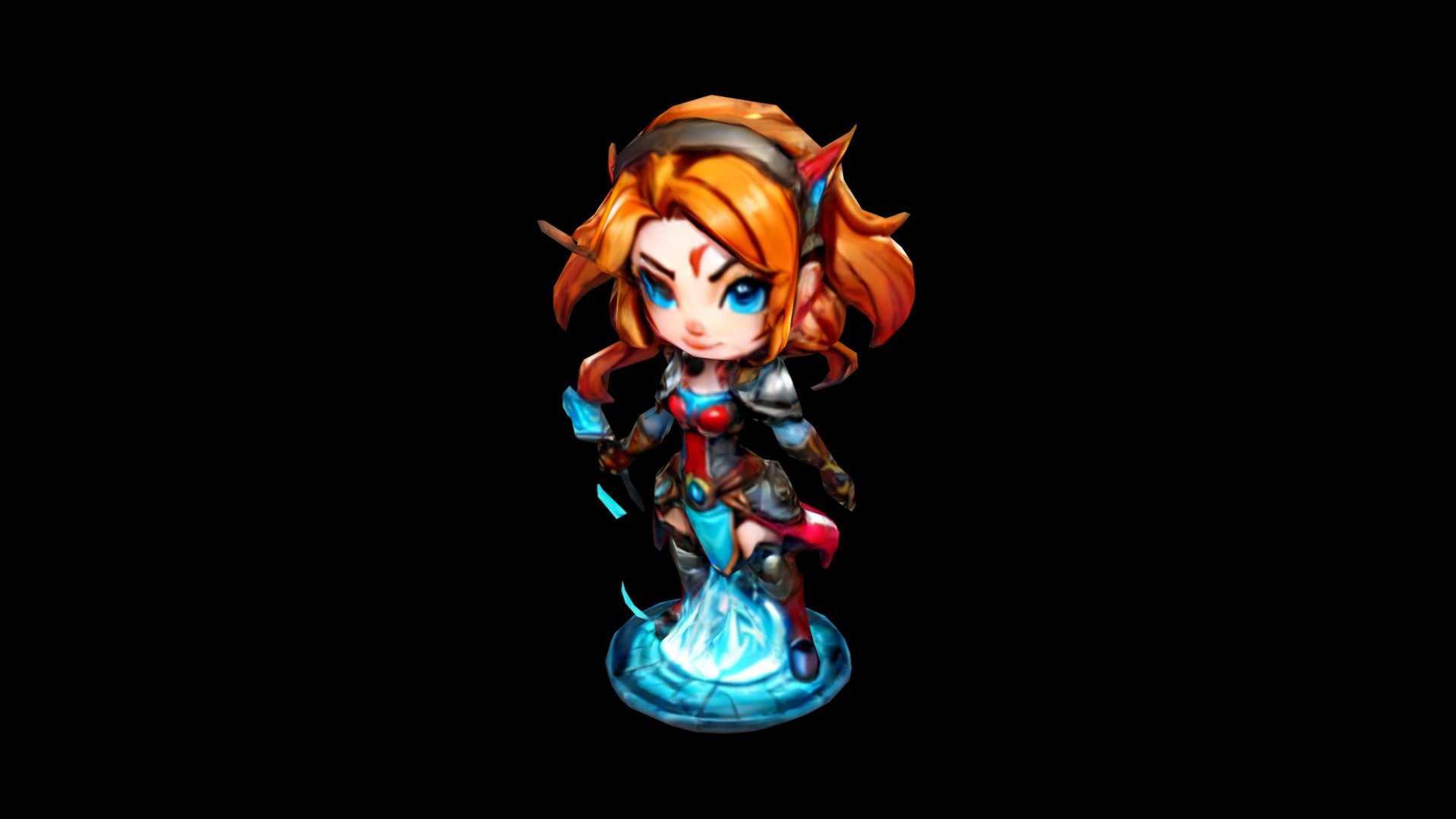 "ANIME CHARACTER WITH FIRE ELEMENTS" - Download Free 3D model by klrxyz ...