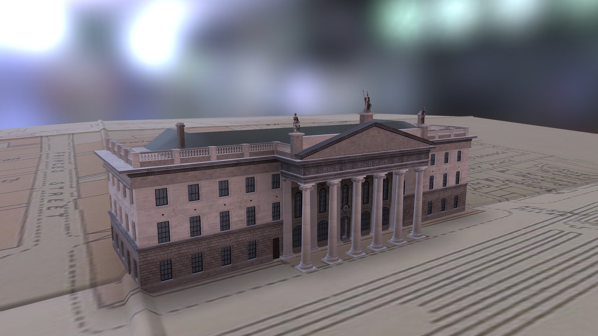 GPO Dublin - 3D model by shaunwho [506a3e9] - Sketchfab