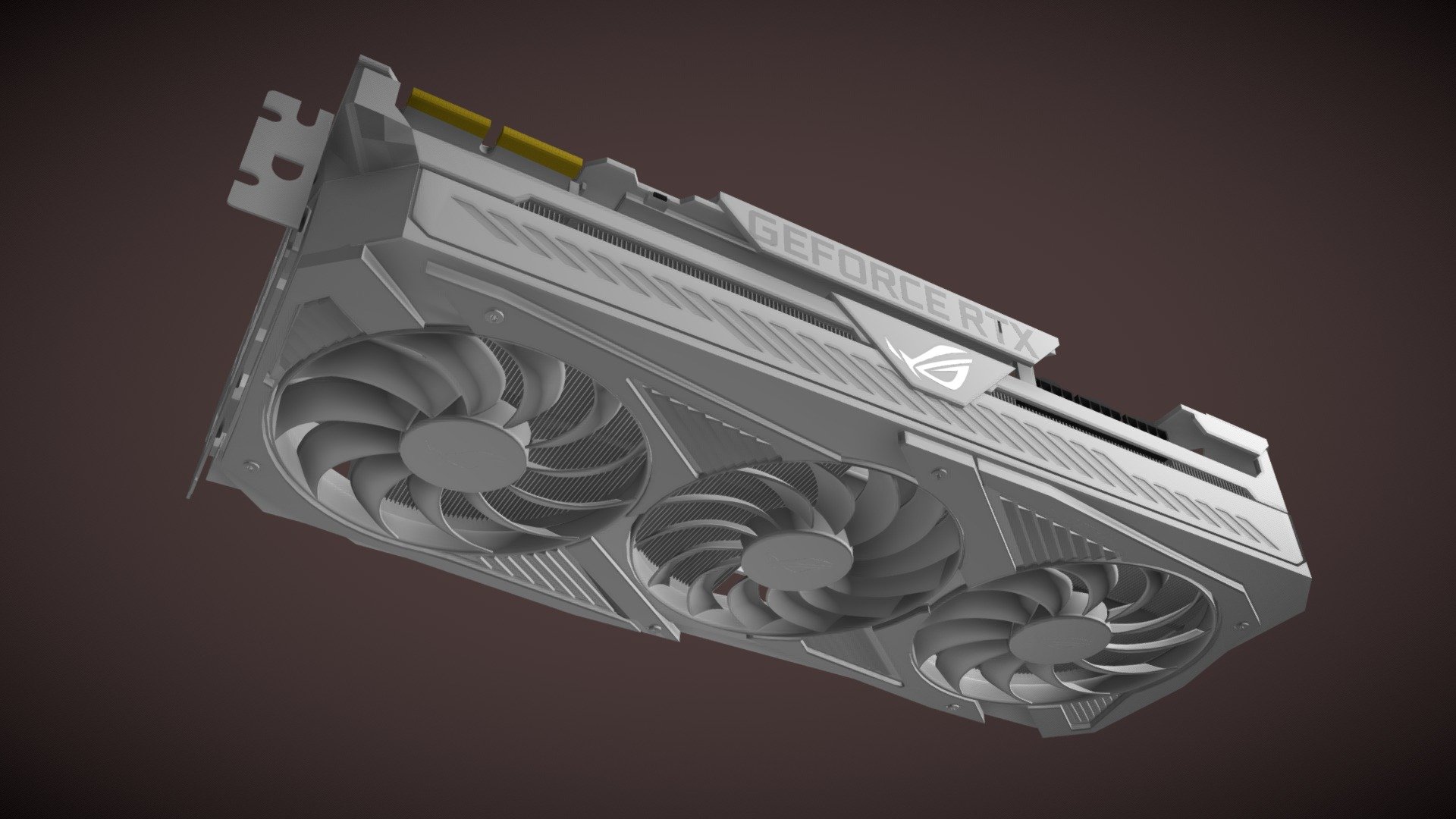 RTX 3090 Asus ROG STRIX White Edition videocard - Download Free 3D ...