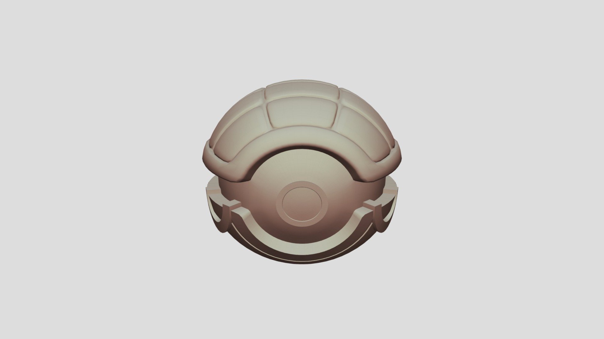 Work In Progress - Custom Pokeball - Wireframe - 3D model by Lilly-Rose ...