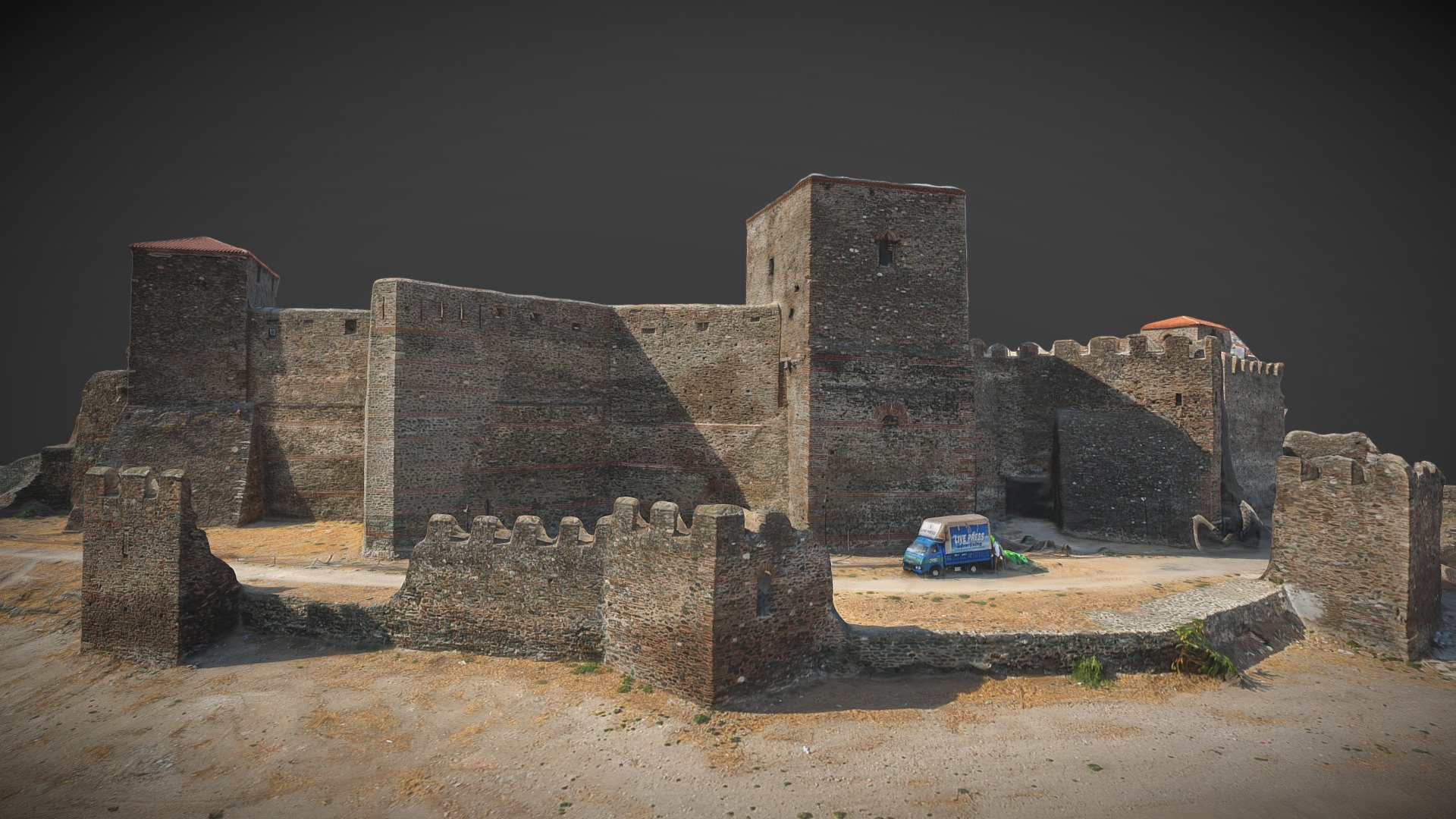 Eptapyrgio fortress - Buy Royalty Free 3D model by Kostas Chaidemenos ...