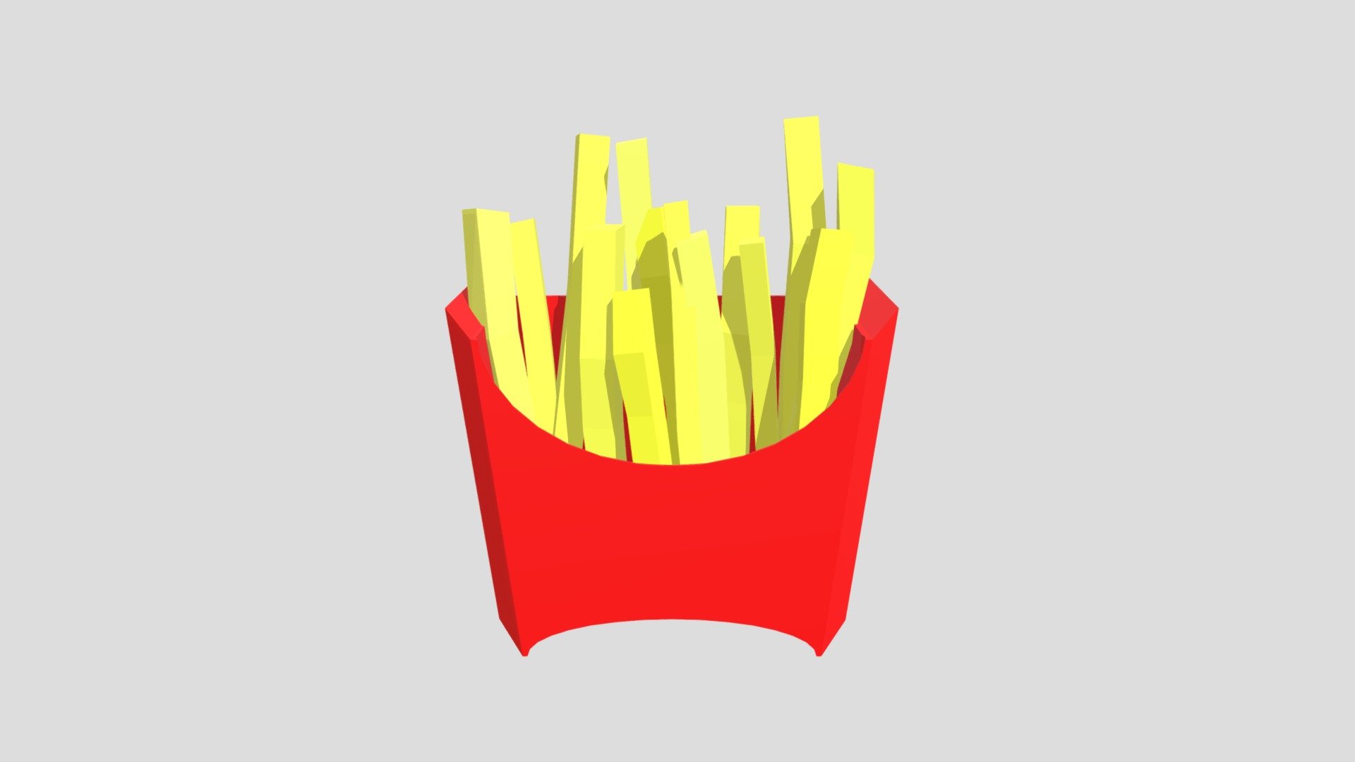 Frenchfries - Download Free 3D model by kariez [50713a7] - Sketchfab