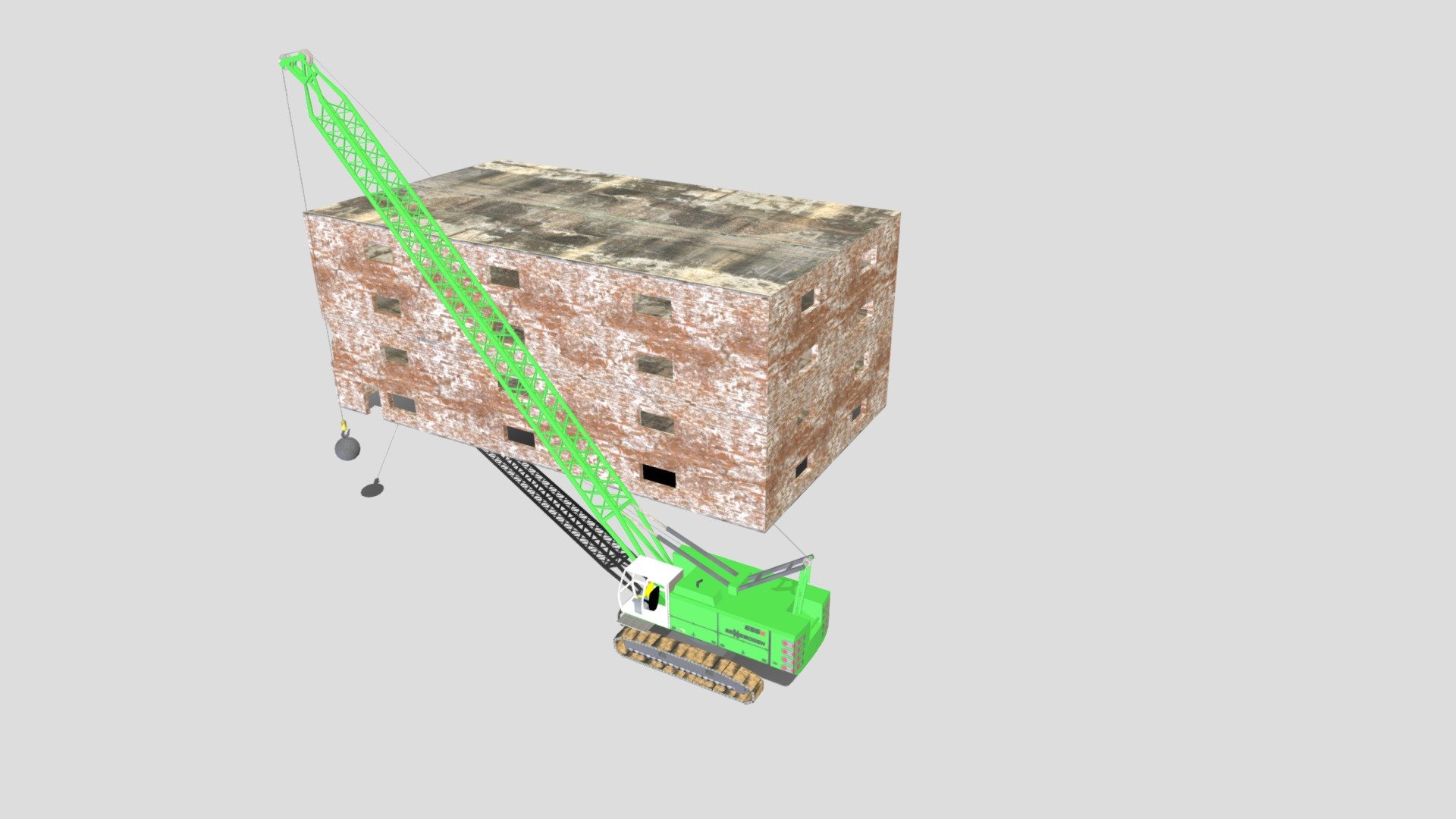 Animated Wrecking Ball - 3D model by Dave_89 [5071d72] - Sketchfab