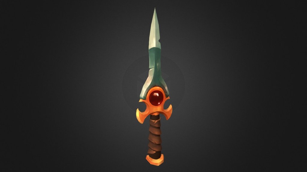 Rune Dagger - 3D model by iznvm [50728f6] - Sketchfab
