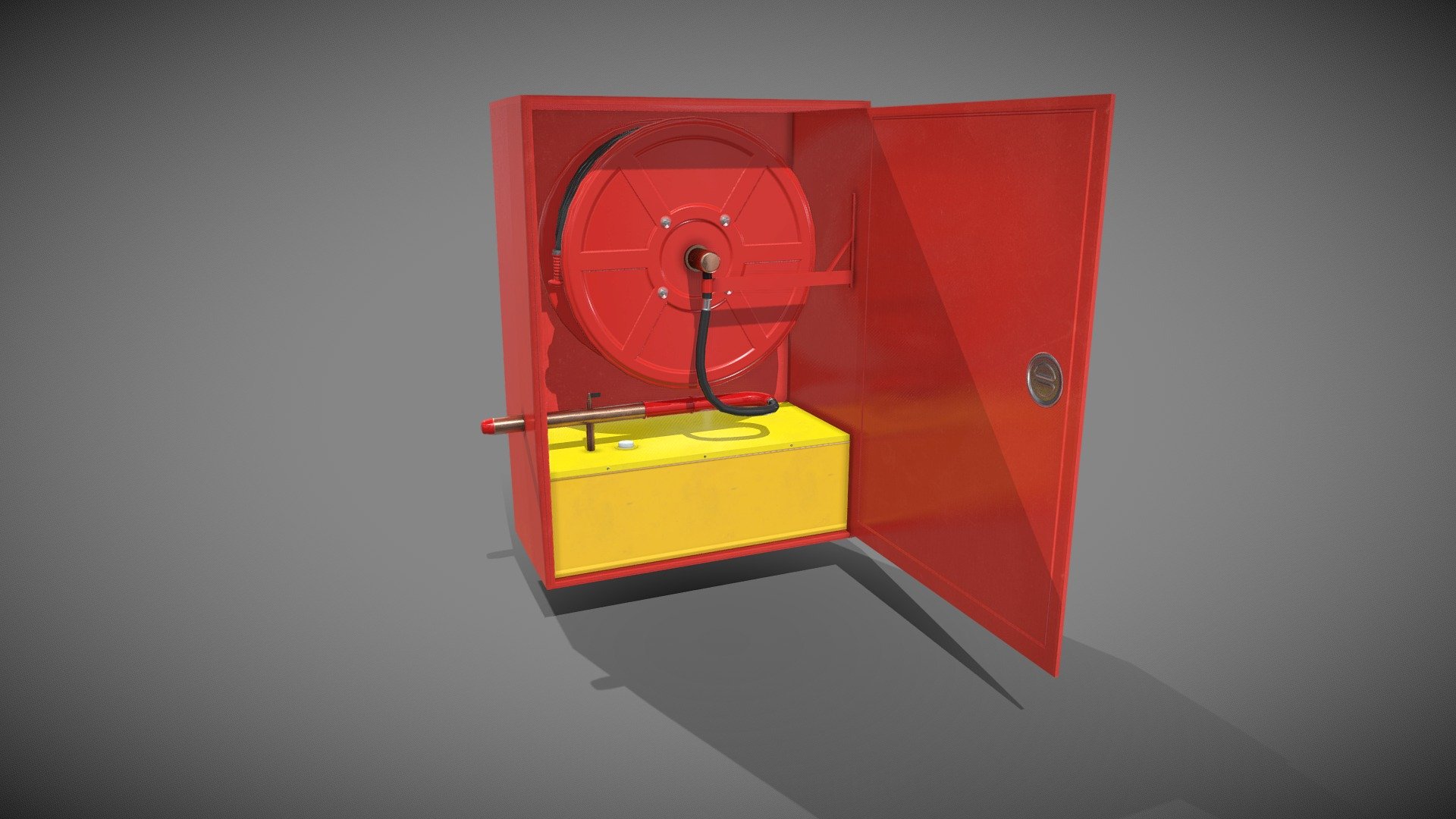Fire Hose cabinet - Buy Royalty Free 3D model by Sousinho [5073feb ...